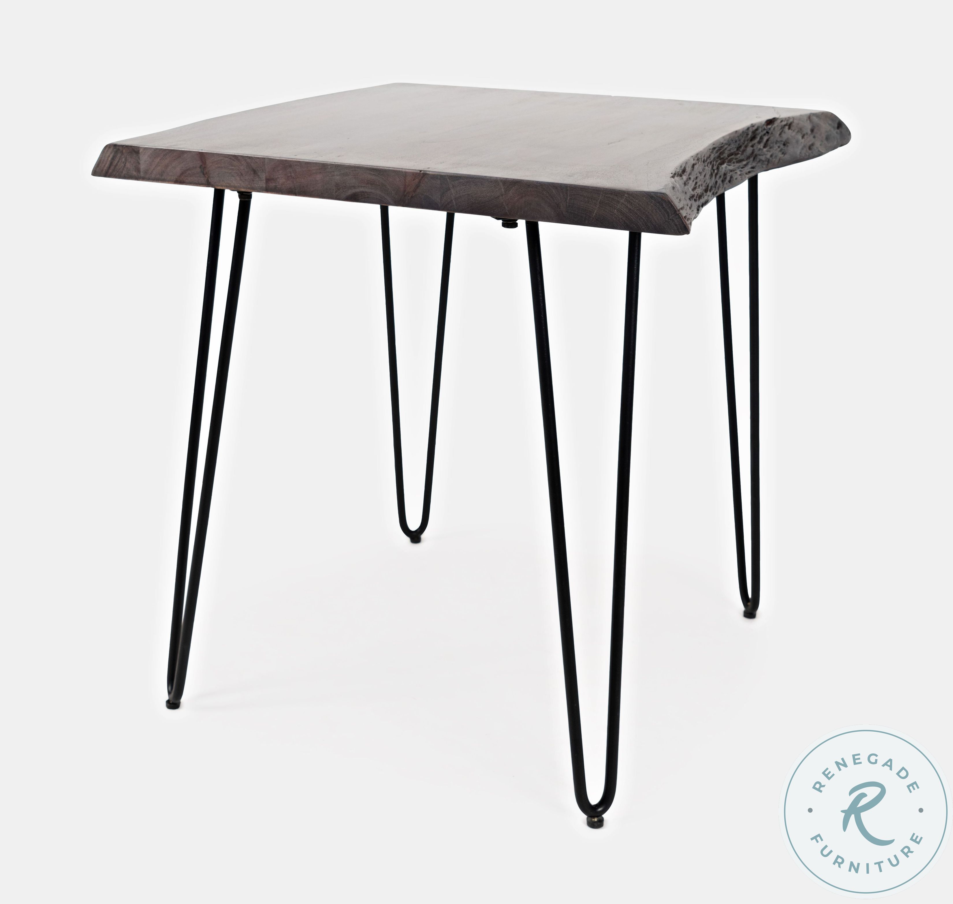 Natures Edge Slate 24" Square End Table From Jofran | Coleman Furniture