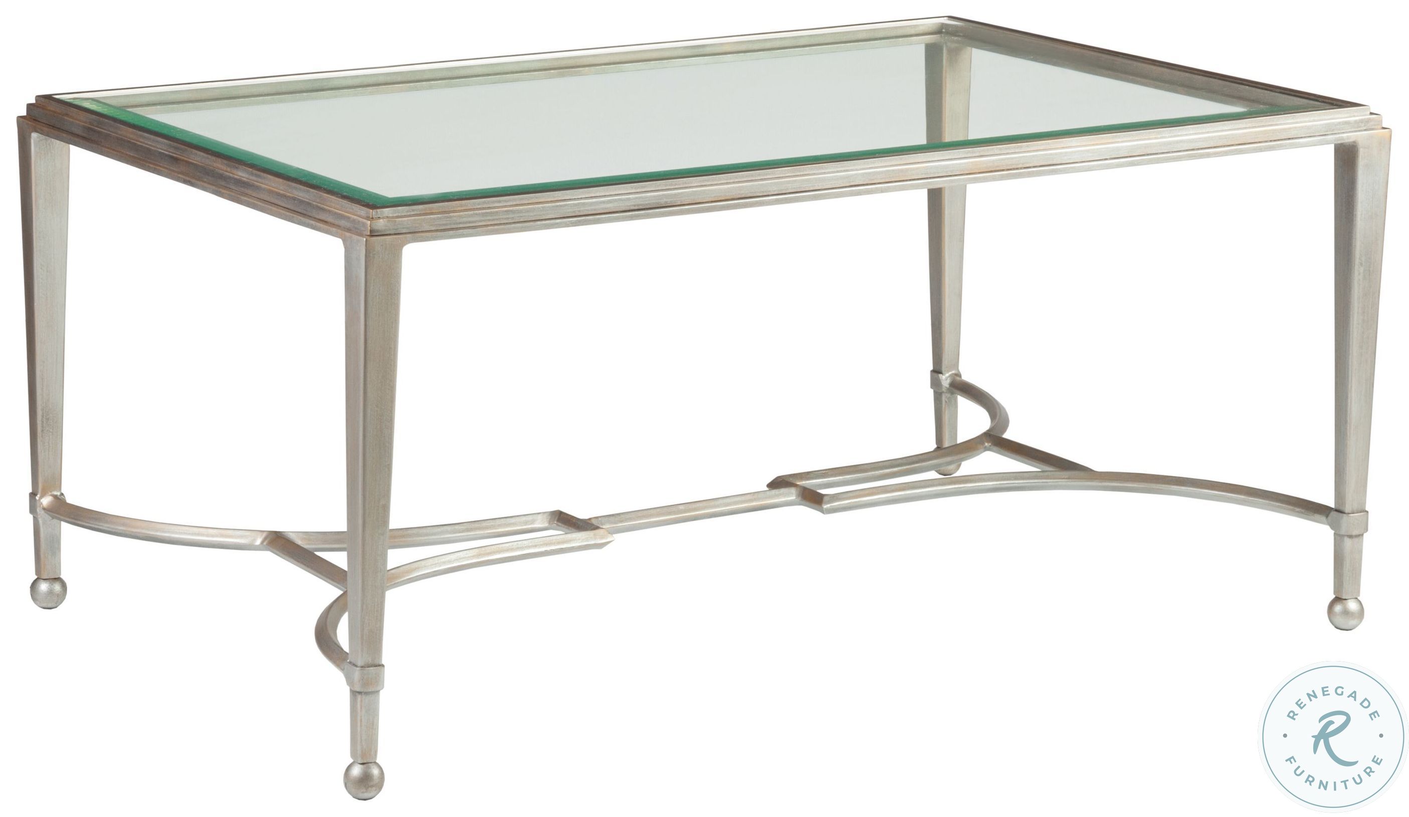 Sangiovese Argento Small Rectangular Cocktail Table from Artistica Home ...