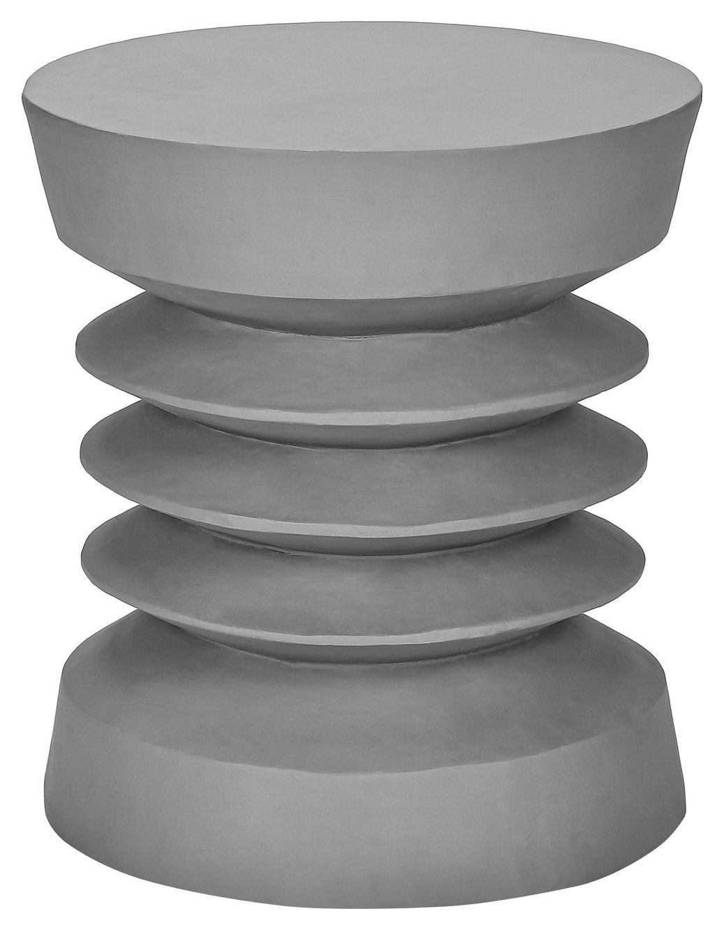 4152 Gray Round Accent Table From Monarch | Coleman Furniture