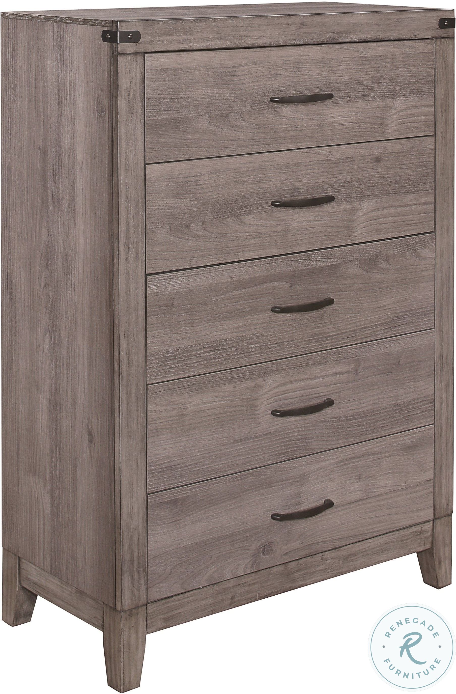 Woodrow Gray Chest from Homelegance | Coleman Furniture
