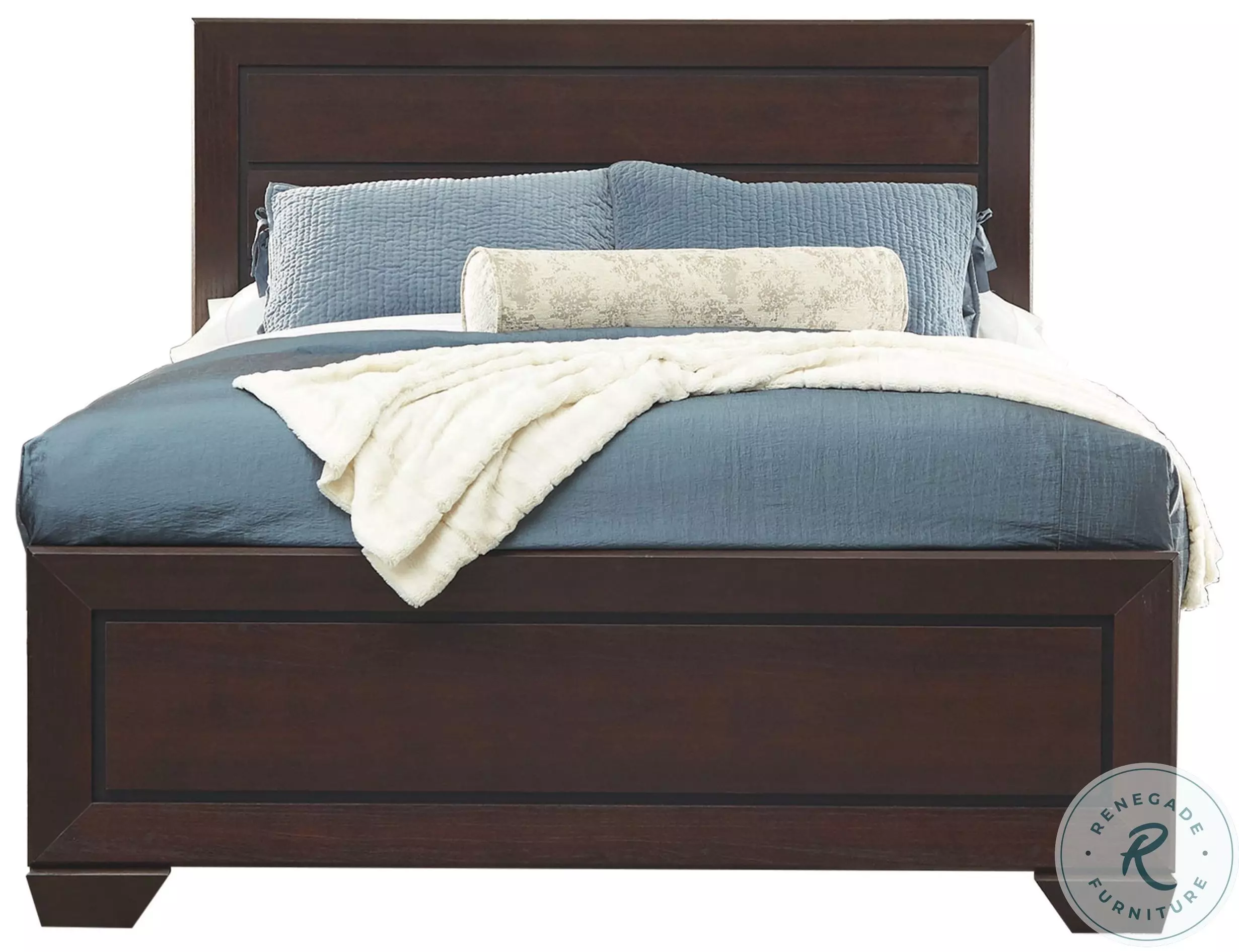 Fenbrook Dark Cocoa Queen Panel Bed from Coaster | Coleman Furniture