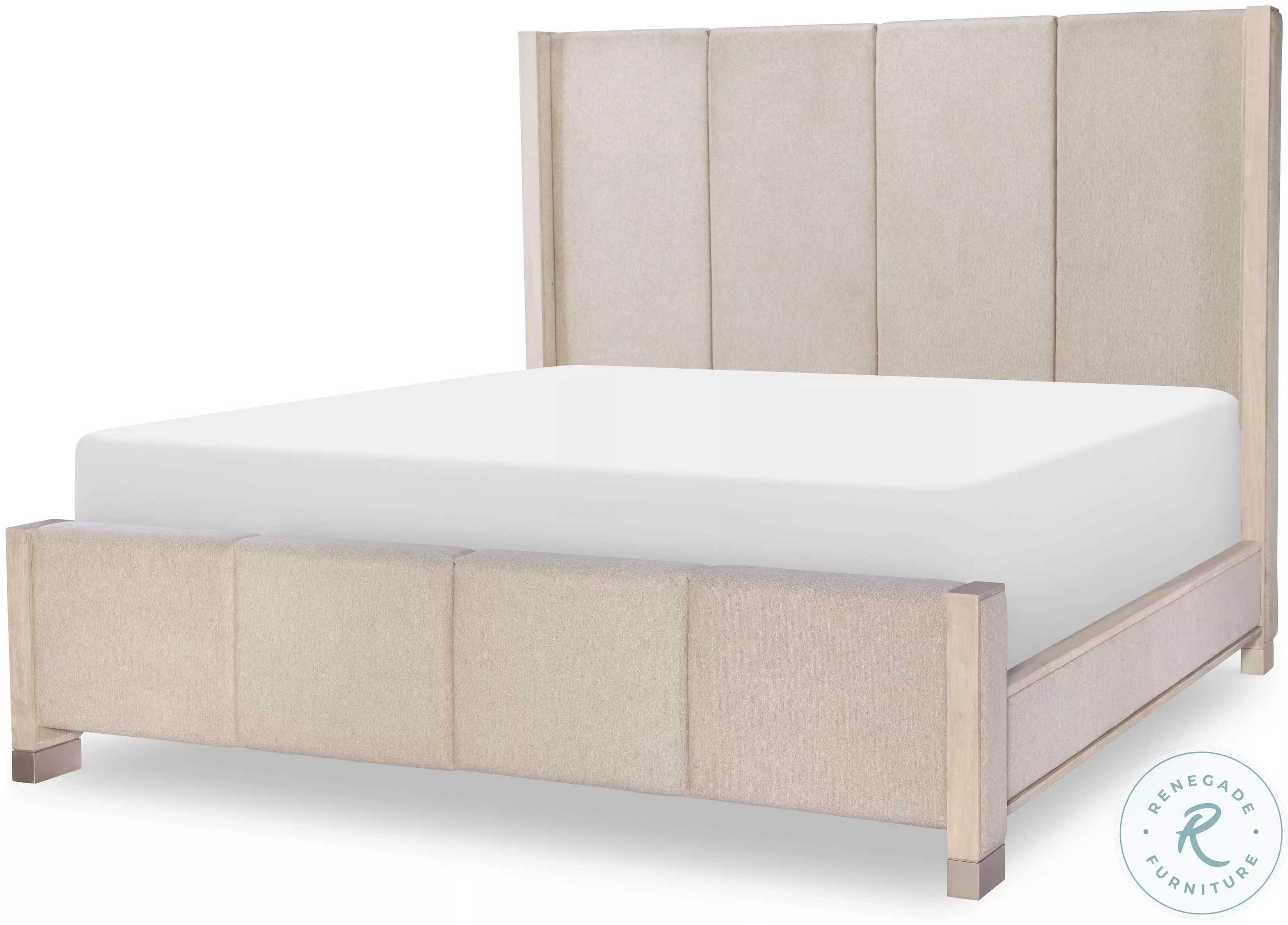 Bliss Soft Cashmere Queen Upholstered Panel Bed From Legacy Classic ...