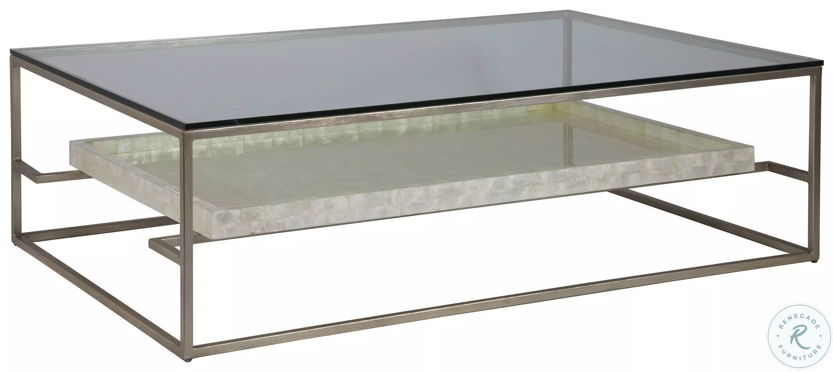 Signature Designs Champagne Foil And Capiz Shell Cumulus Capiz Large ...