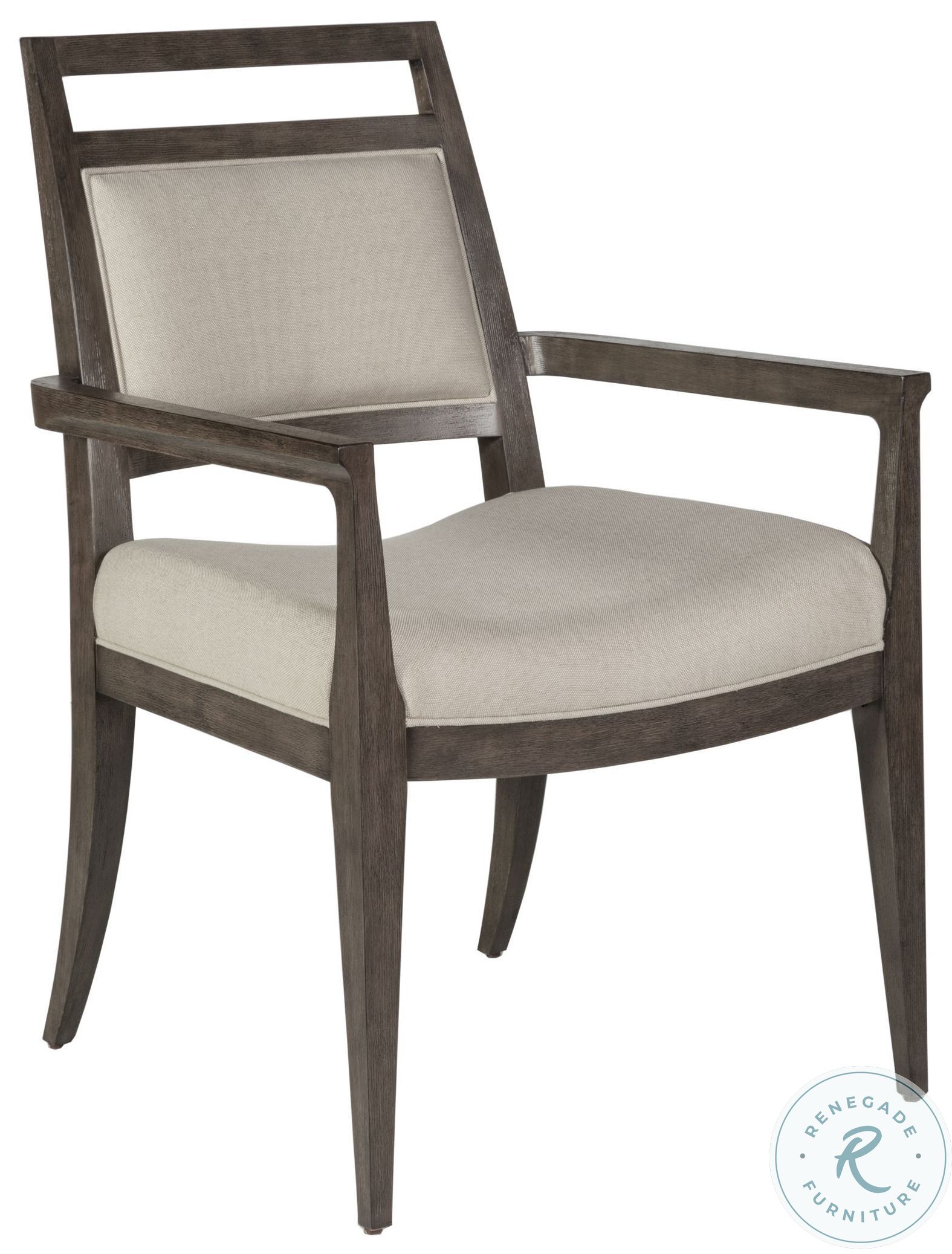 Cohesion Program Natural Greige Nico Upholstered Arm Chair from ...