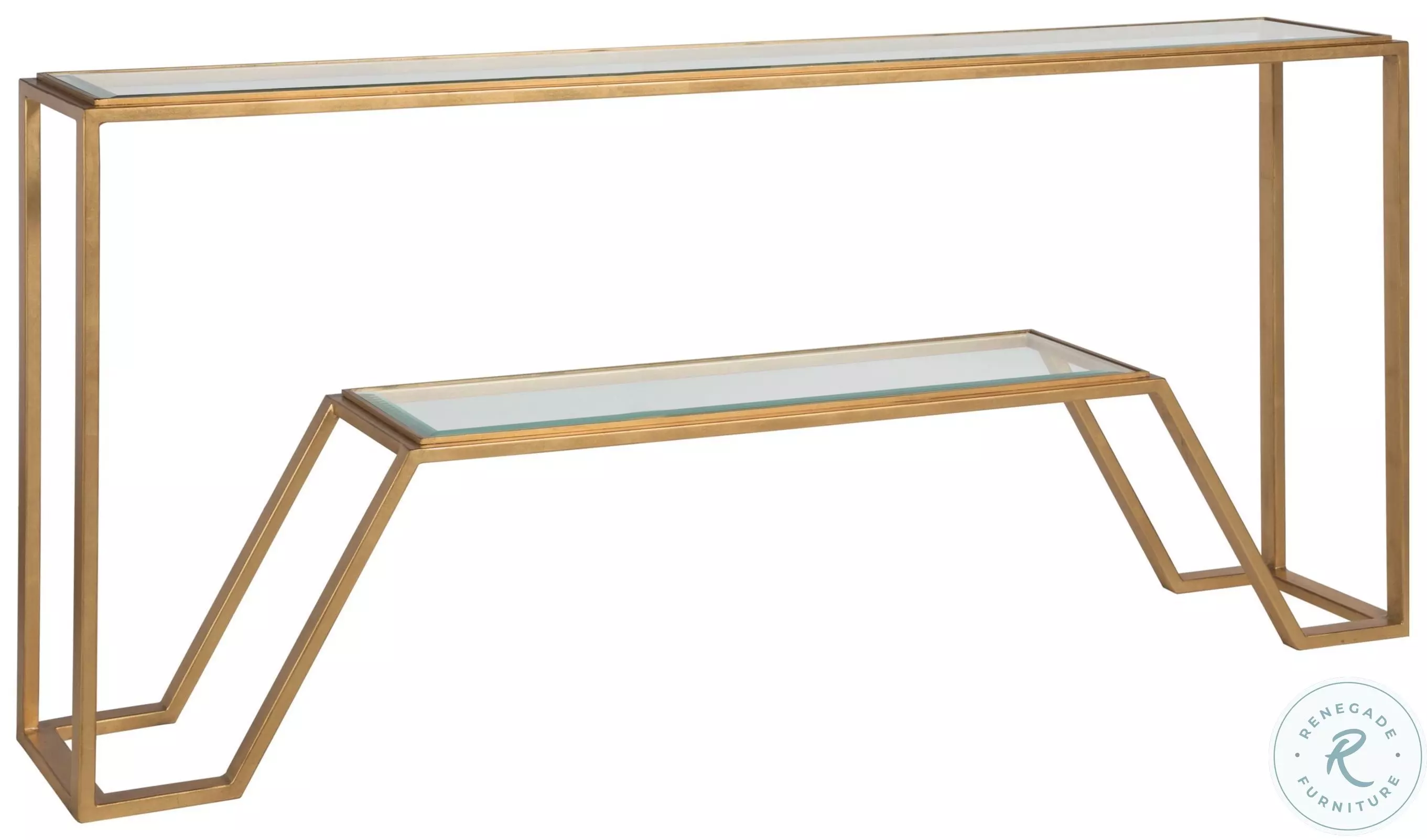 Metal Designs Gold Leaf Byron Console Table From Home Gallery Stores ...