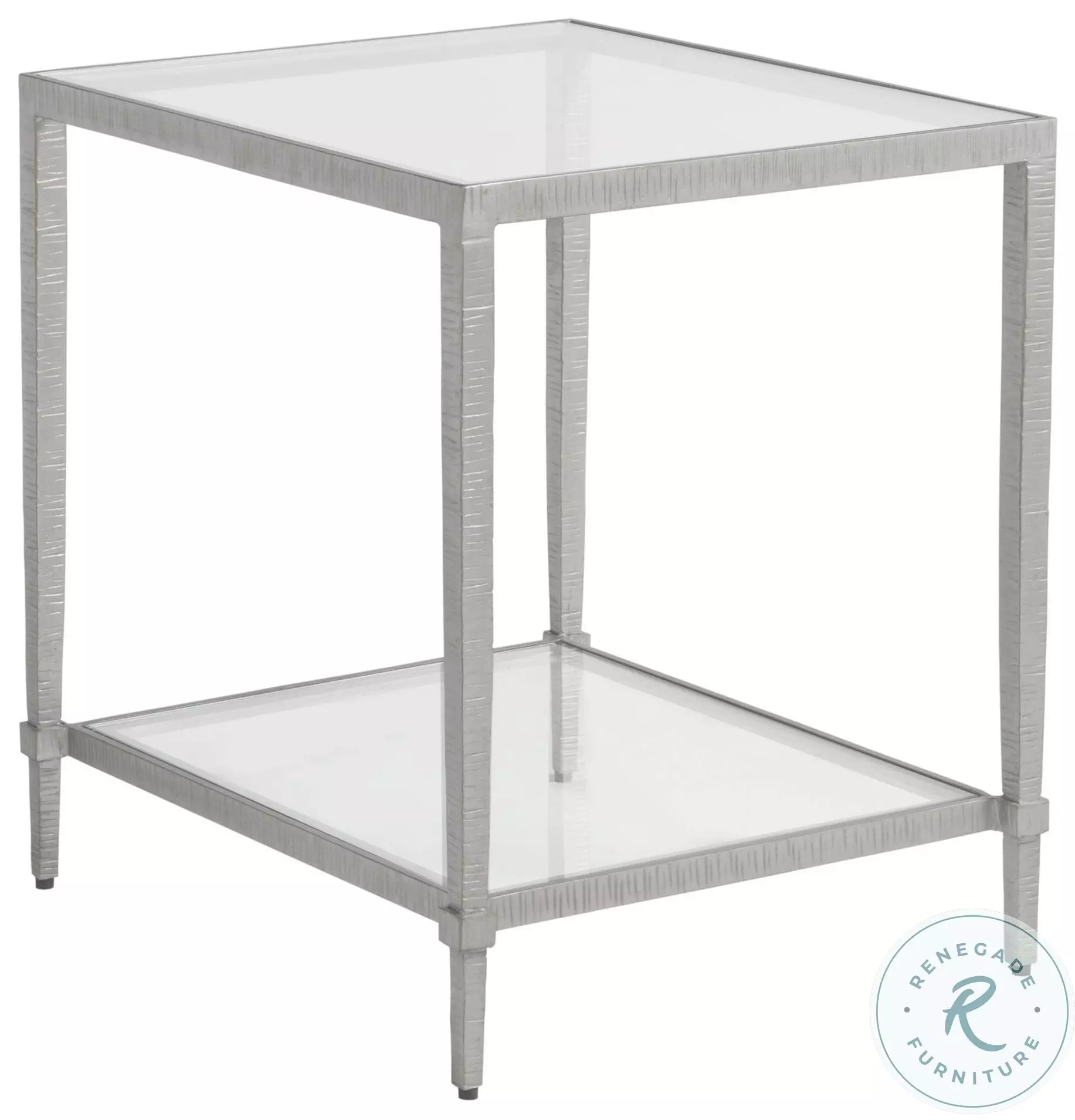 Metal Designs Gray Claret Rectangular End Table from Artistica Home ...