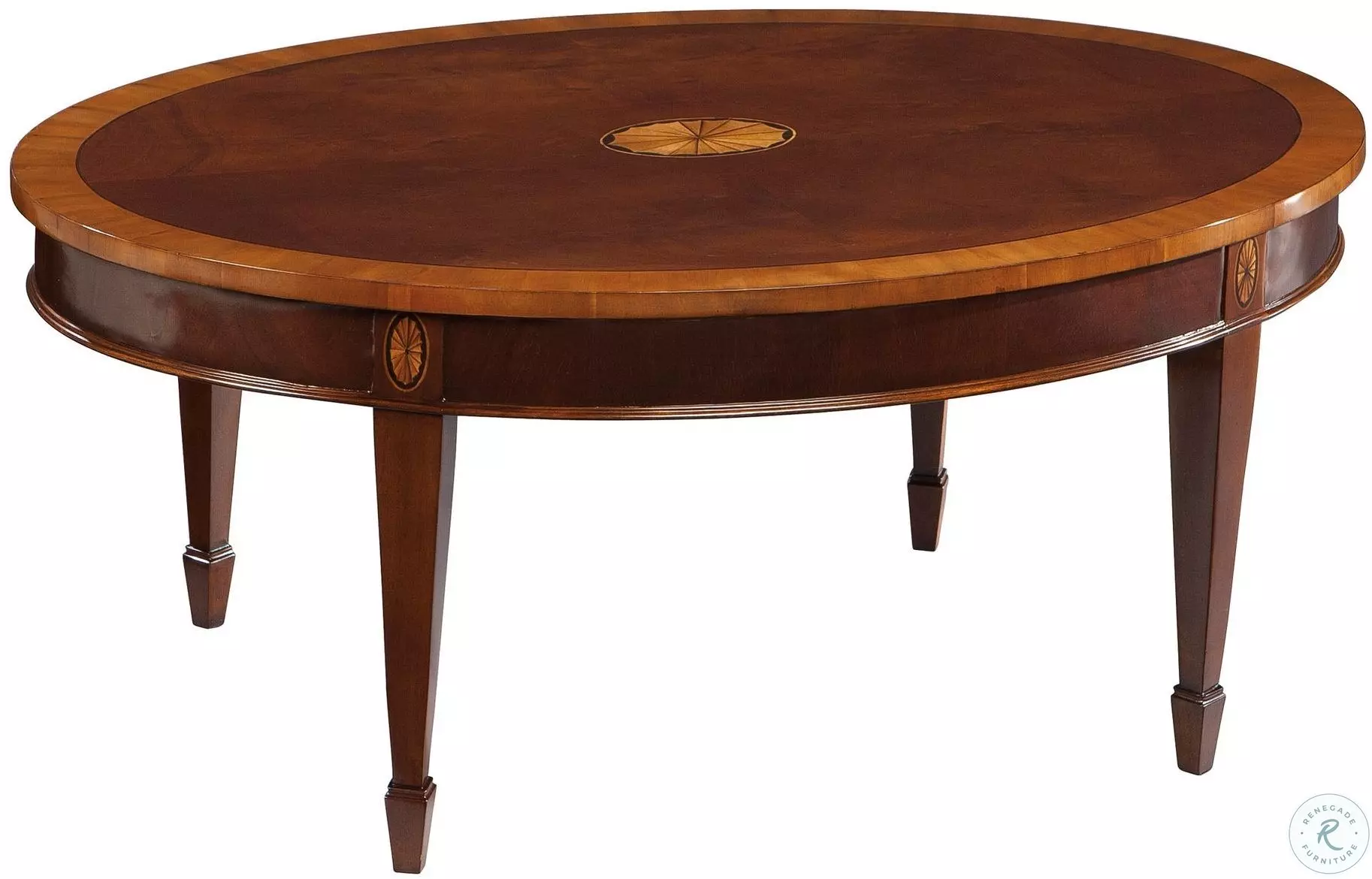 Copley Place Brown Oval Occasional Table Set from Hekman Furniture Coleman Furniture