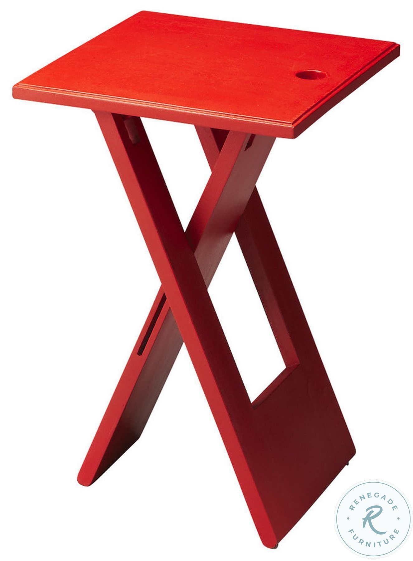 Hammond Loft Red Folding Table from Butler (2259293) | Coleman Furniture