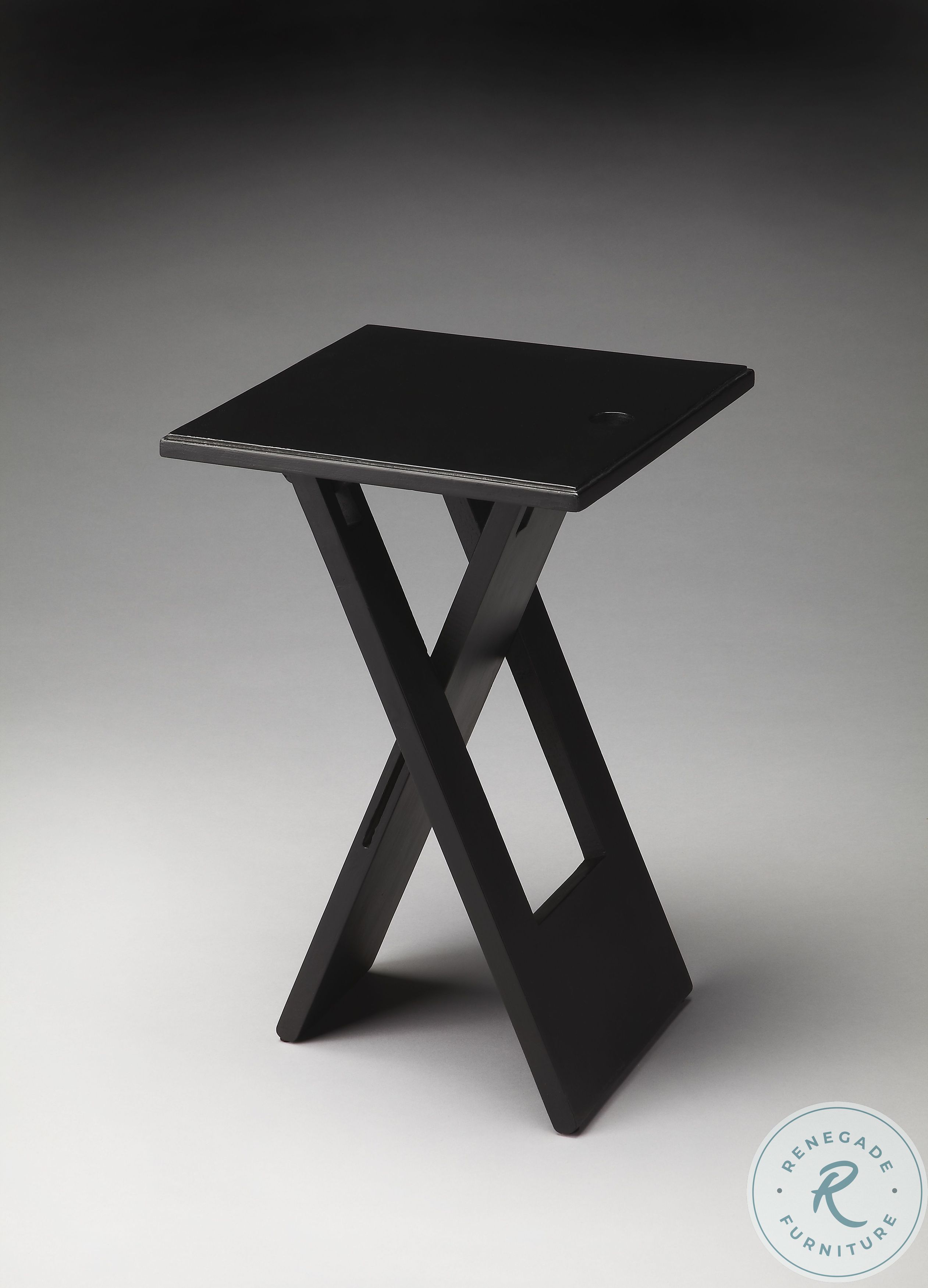 Hammond Loft Black Folding Table from Butler (2259295) | Coleman Furniture