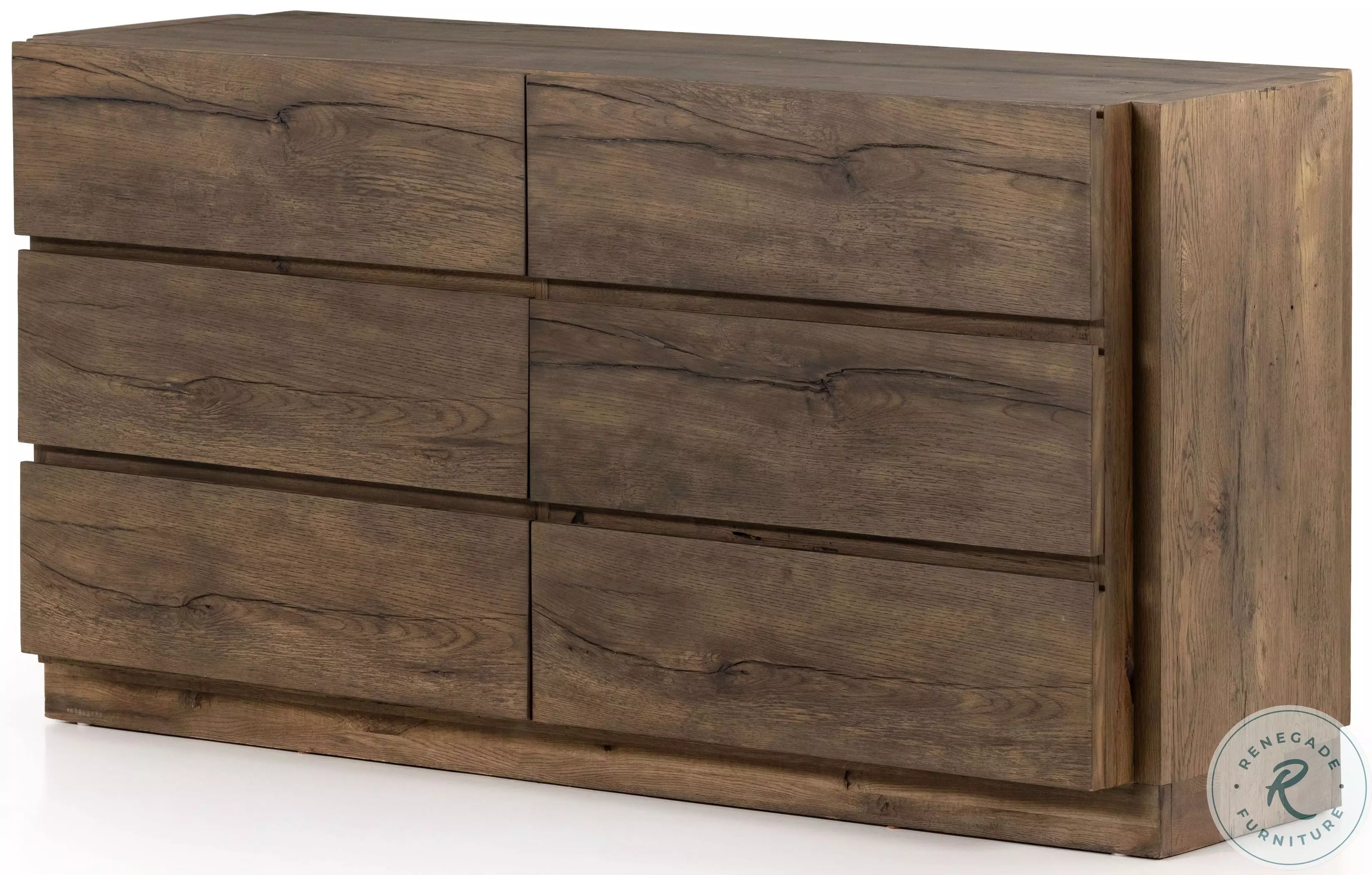 Perrin Rustic Fawn 6 Drawer Dresser from Four Hands | Coleman Furniture