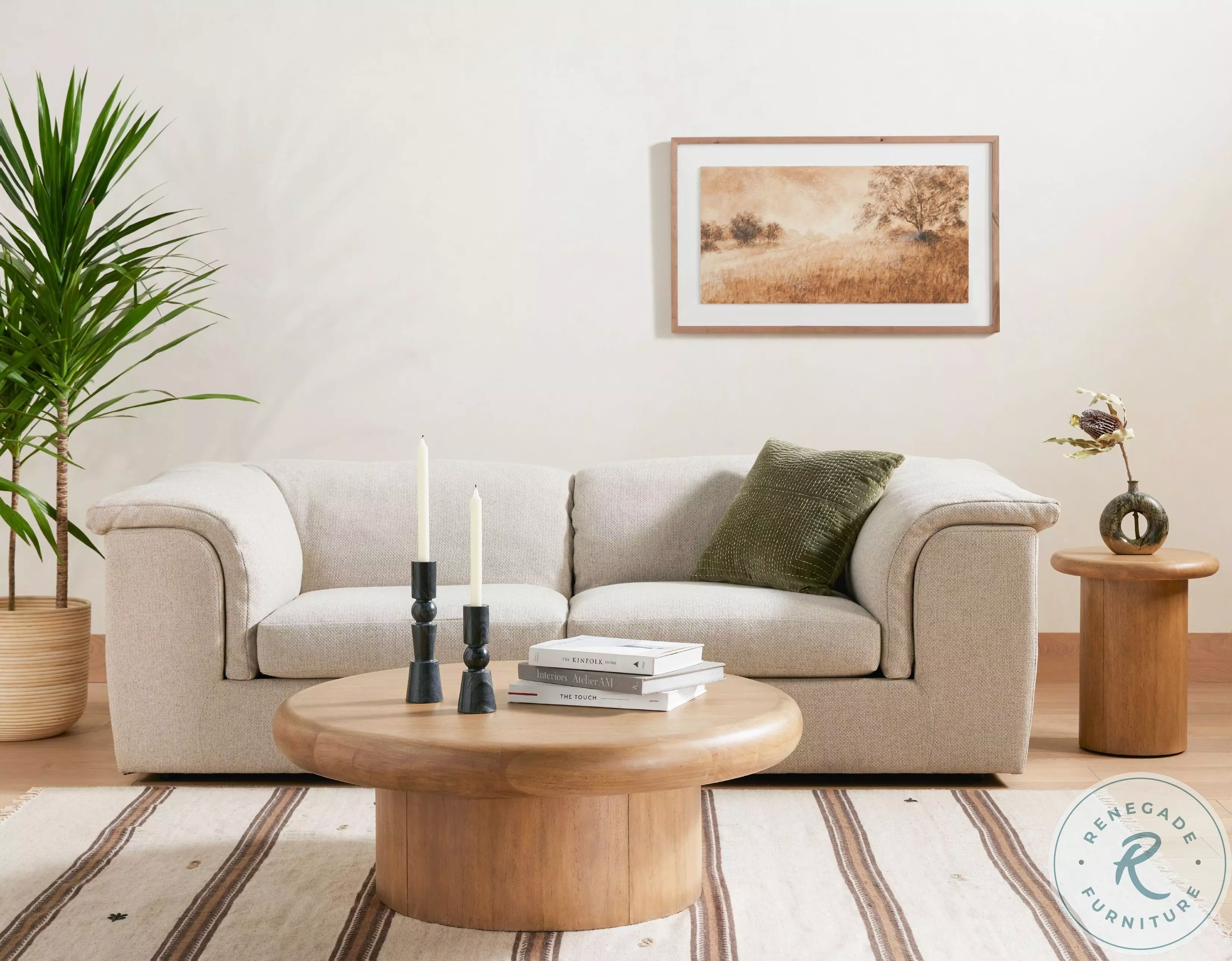 Zach Burnished Parawood Occasional Table Set from Four Hands | Coleman ...