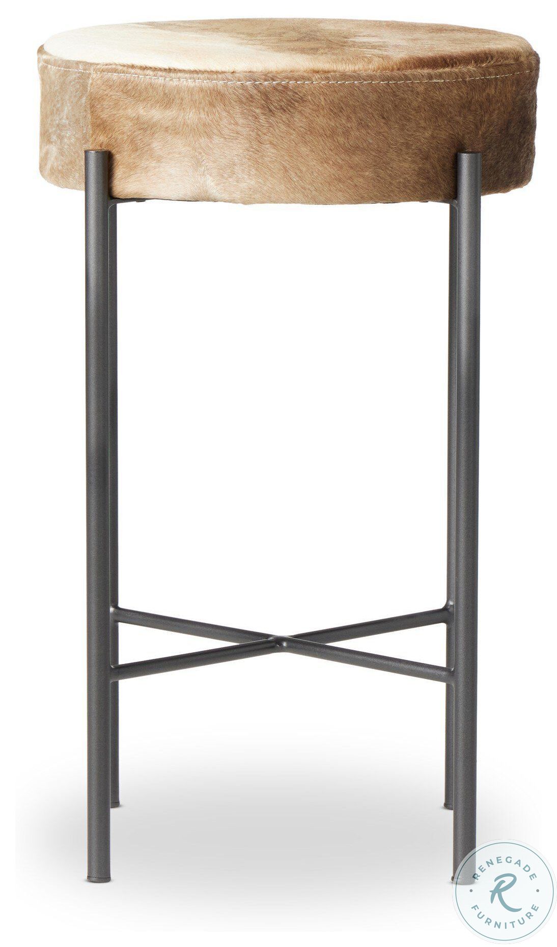 Nocona Speckled Hide Counter Height Stool from Four Hands | Coleman ...