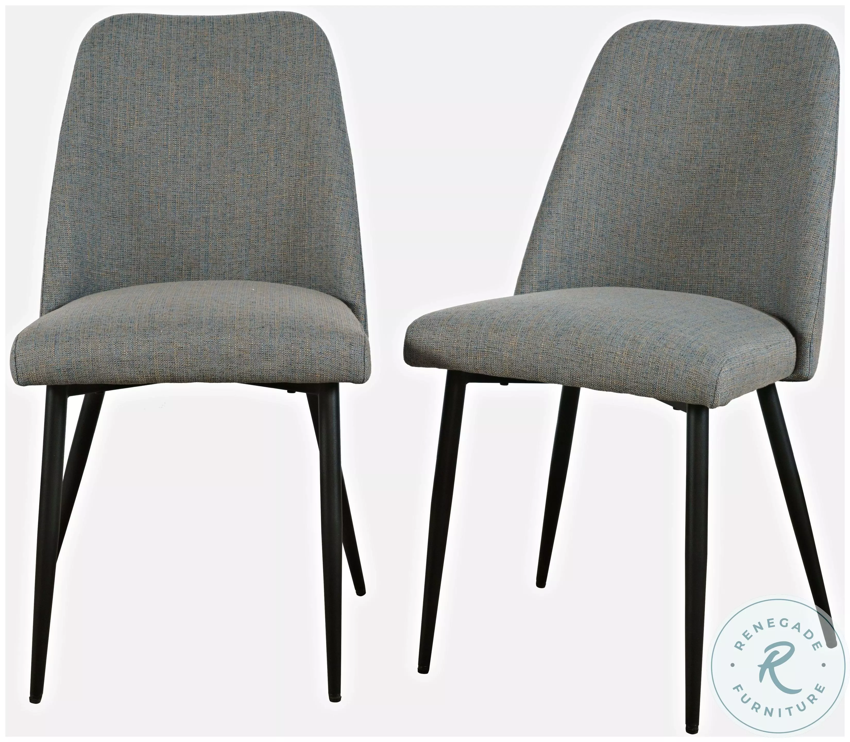 Macey Blue Upholstered Dining Chair Set of 2 From Jofran | Coleman ...