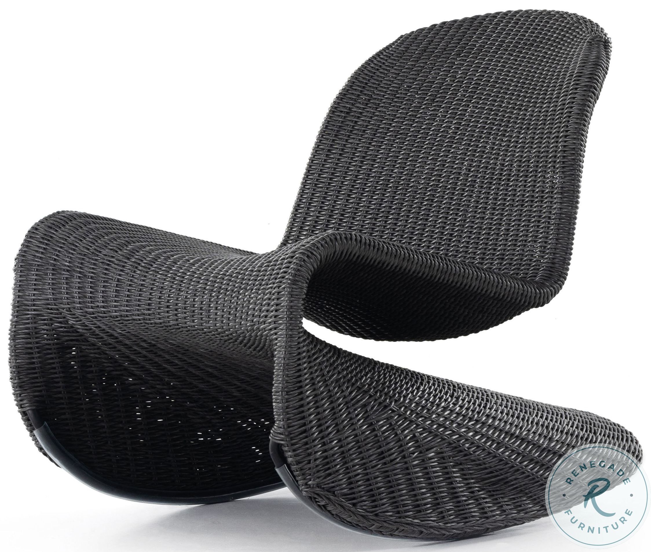 Portia Vintage Coal Outdoor Rocking Chair From Fourhands | Coleman ...