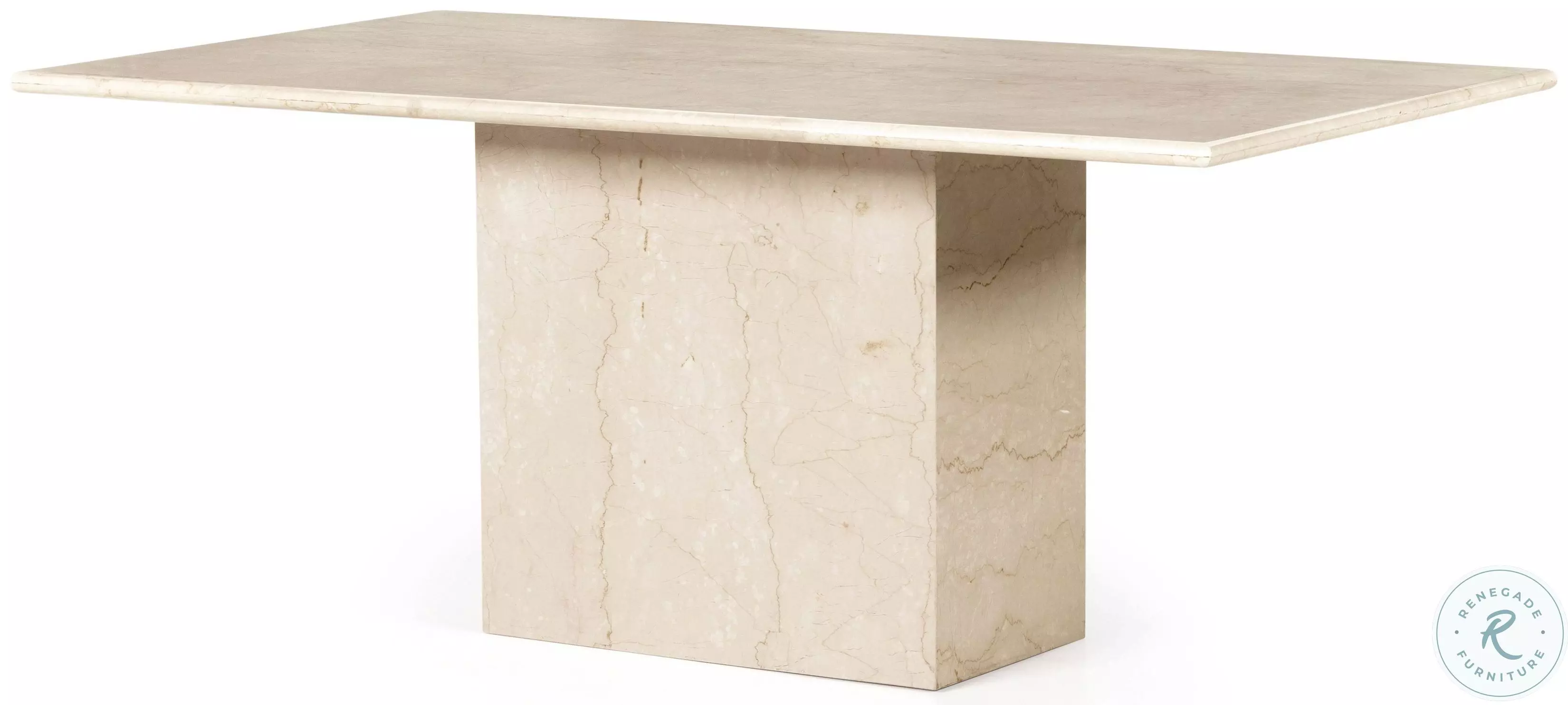 Arum Cream Marble Dining Table from Four Hands | Coleman Furniture