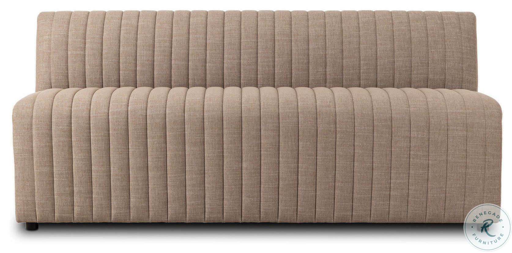 Augustine Crypton Nomad Taupe Performance Fabric 72" Dining Banquette ...