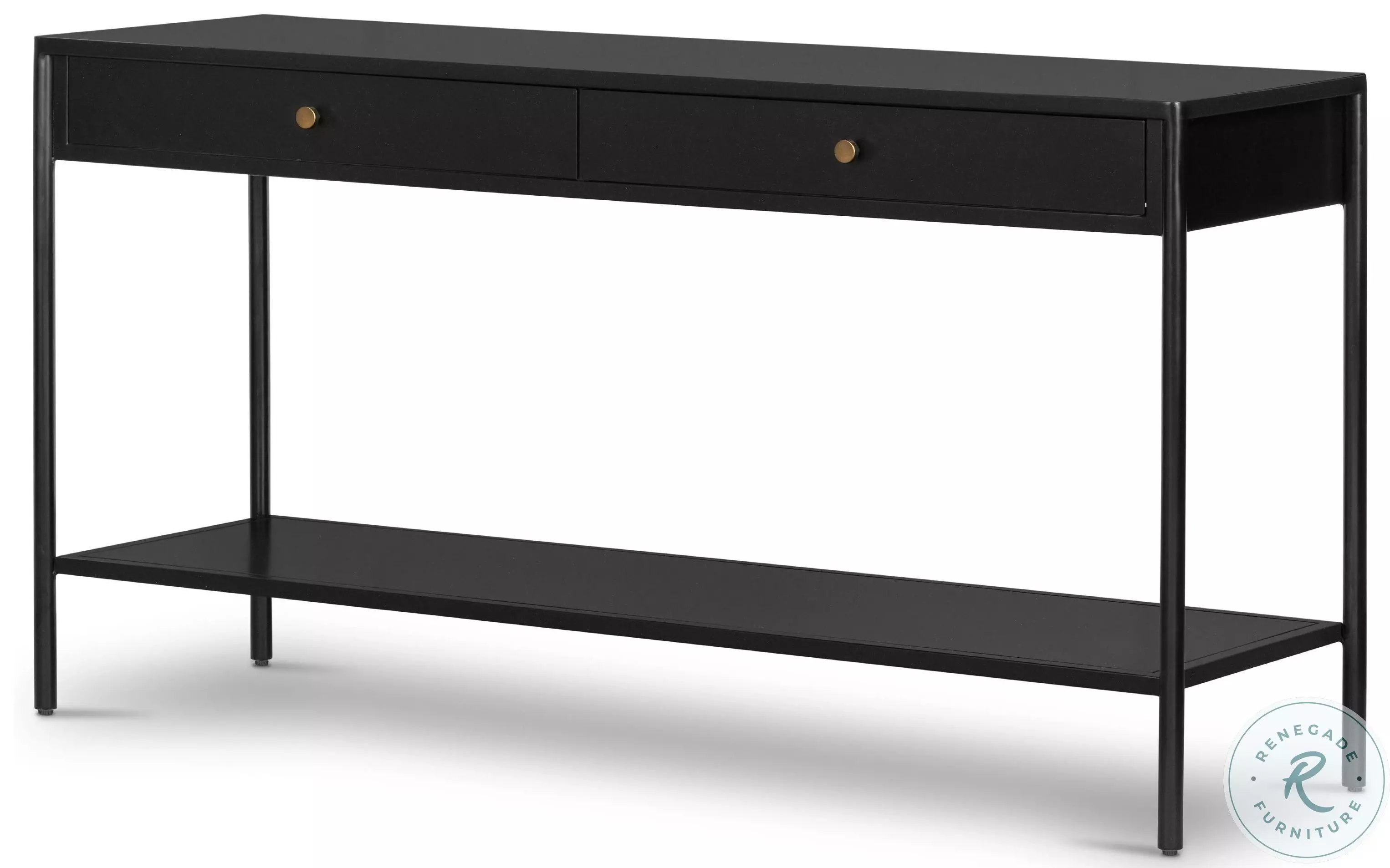 Soto Black Console Table from Four Hands | Coleman Furniture