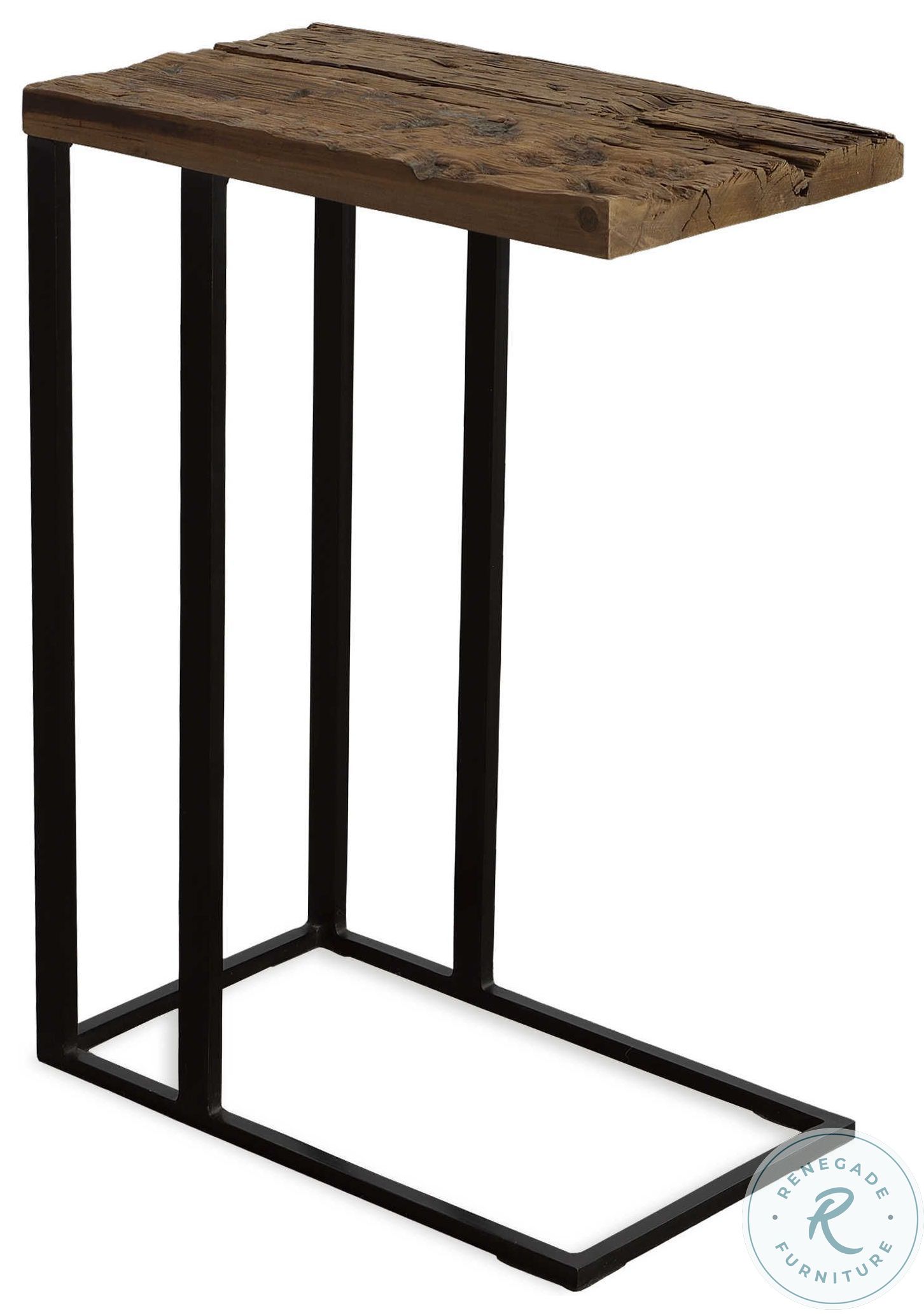 Union Natural Reclaimed Wood Accent Table From Uttermost | Coleman ...