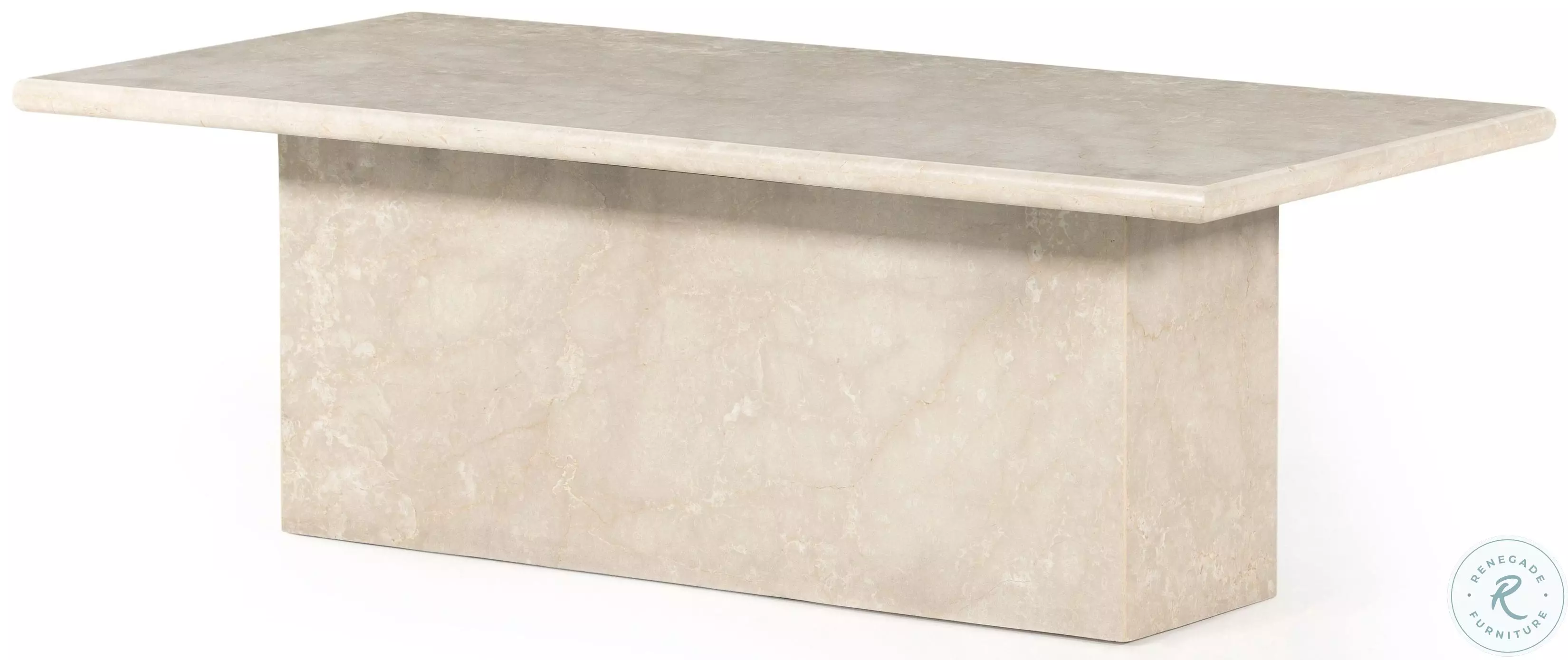 Arum Cream Marble Coffee Table from Four Hands | Coleman Furniture