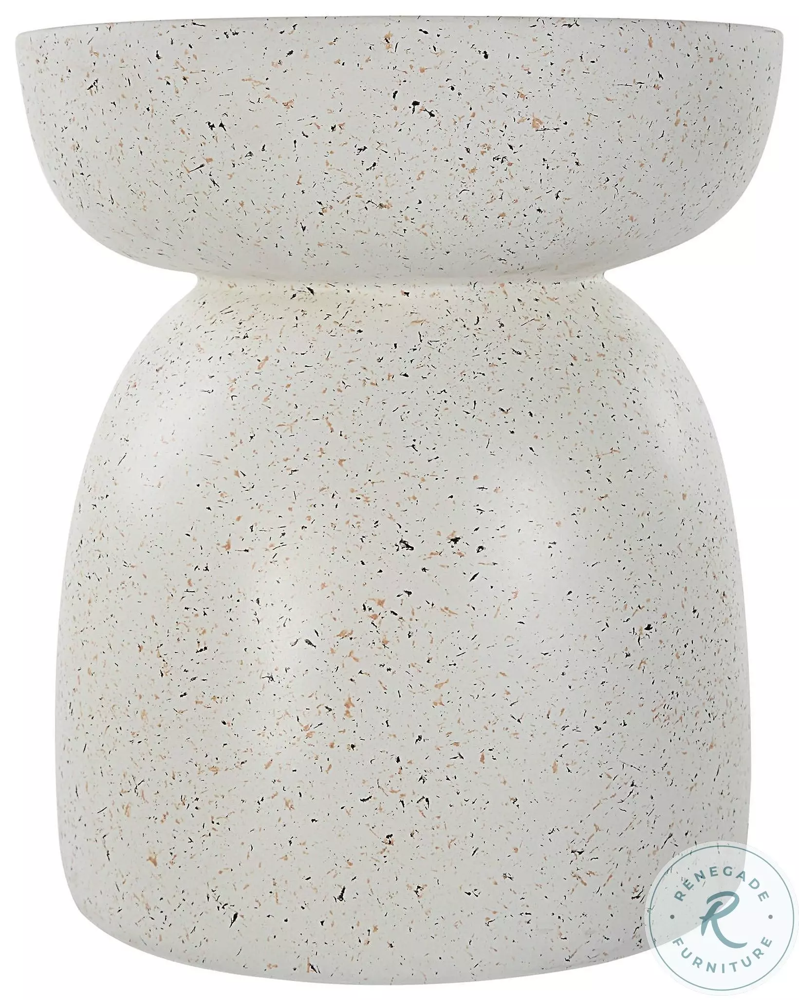 Inhale Matte White Accent Table From Uttermost | Coleman Furniture