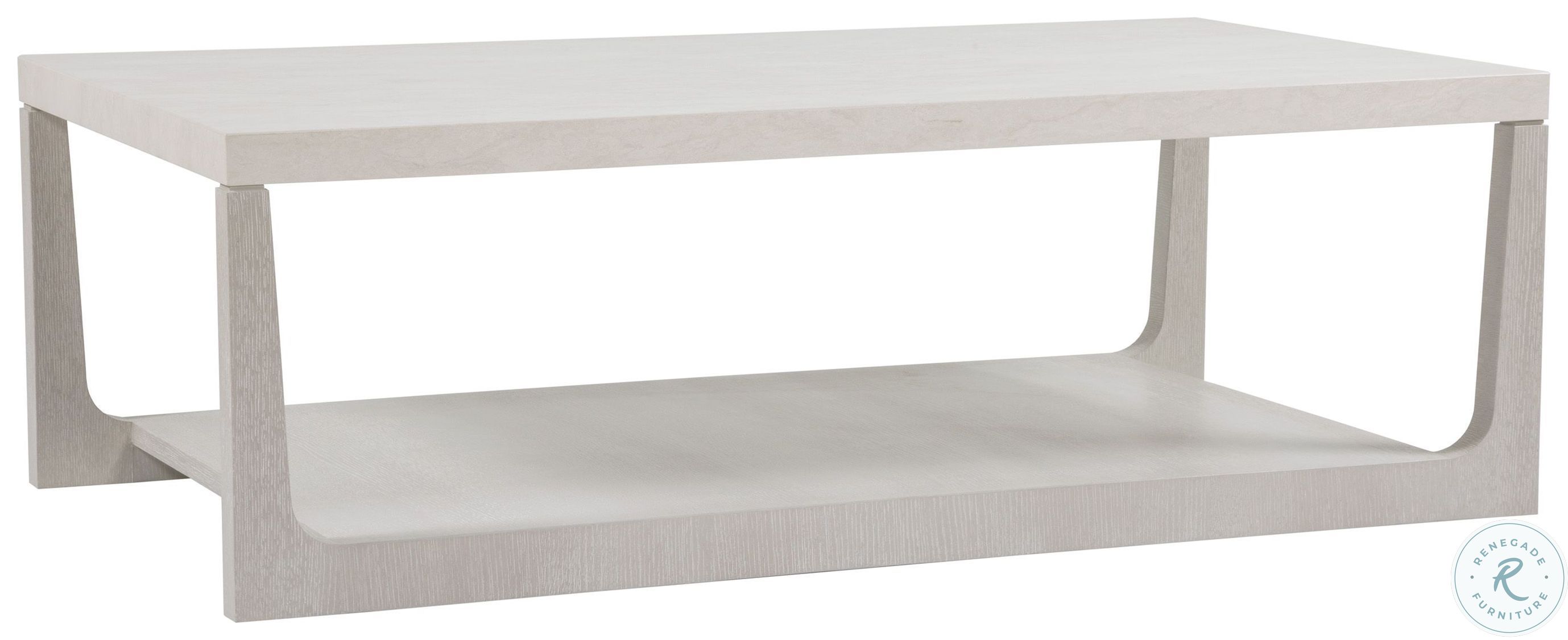 Mar Monte Ivory Marble And Soft Champagne Taupe Rectangle Cocktail ...