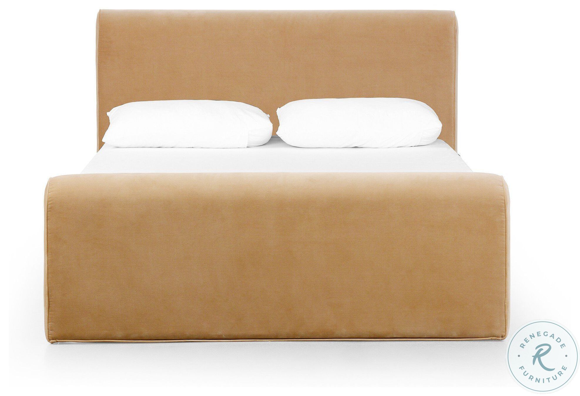 Mitchell Surrey Camel Queen Upholstered Bed | Coleman Furniture
