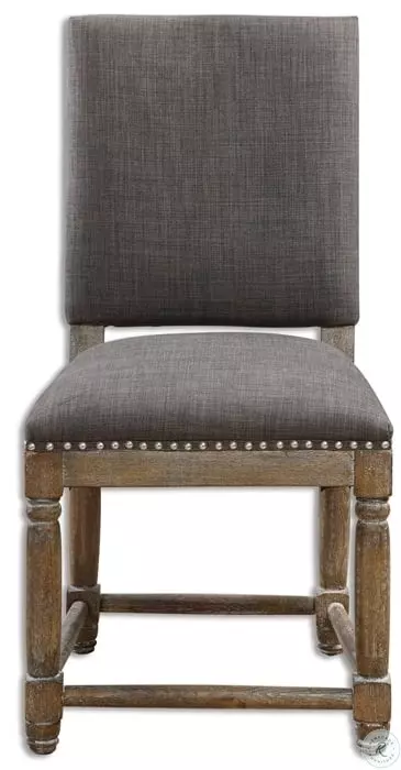 Laurens Gray Accent Chair from Uttermost (23215) | Coleman Furniture