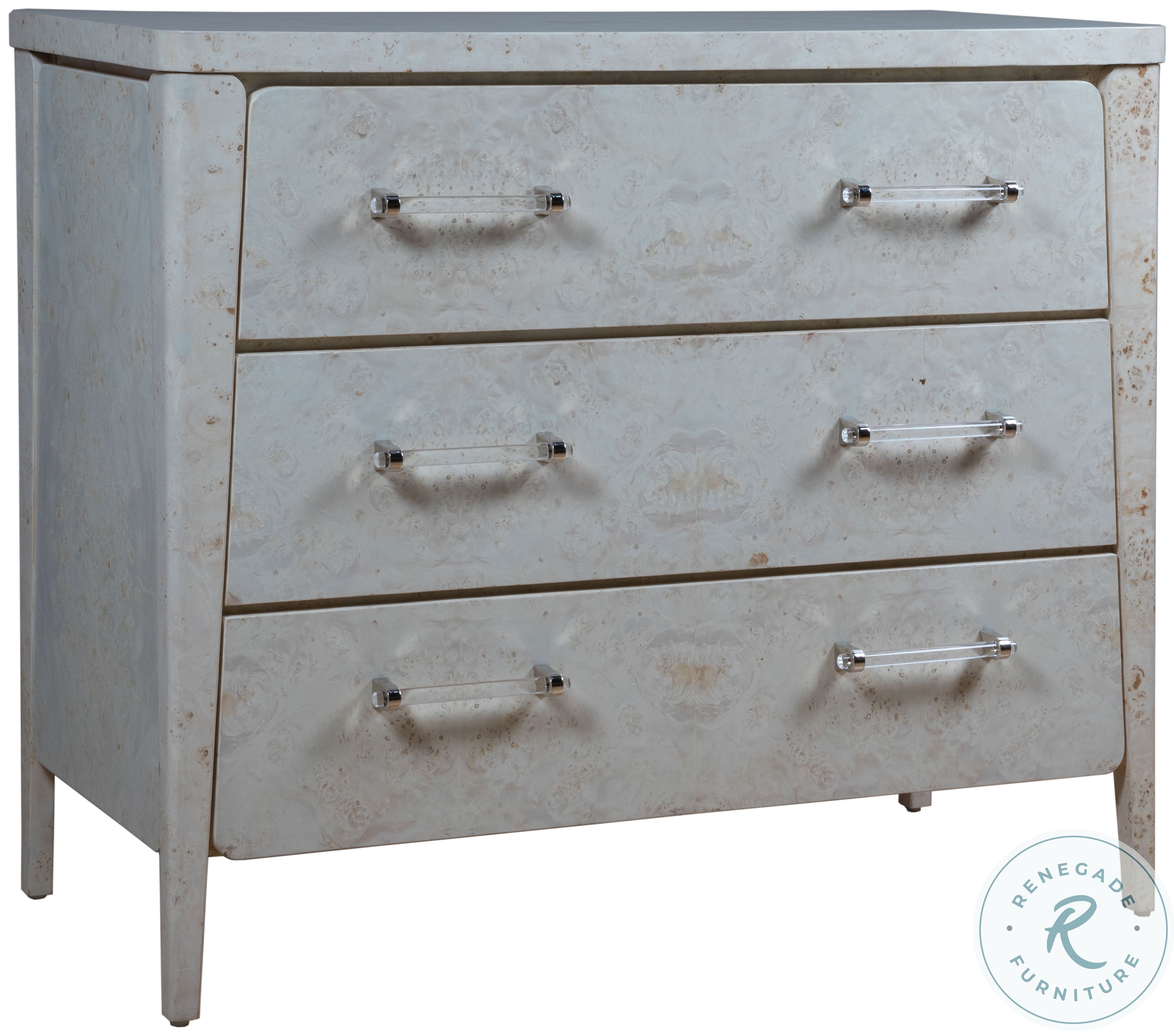Baronet Mappa Burl 3 Drawe Hall Chest From Artistica Home | Coleman ...