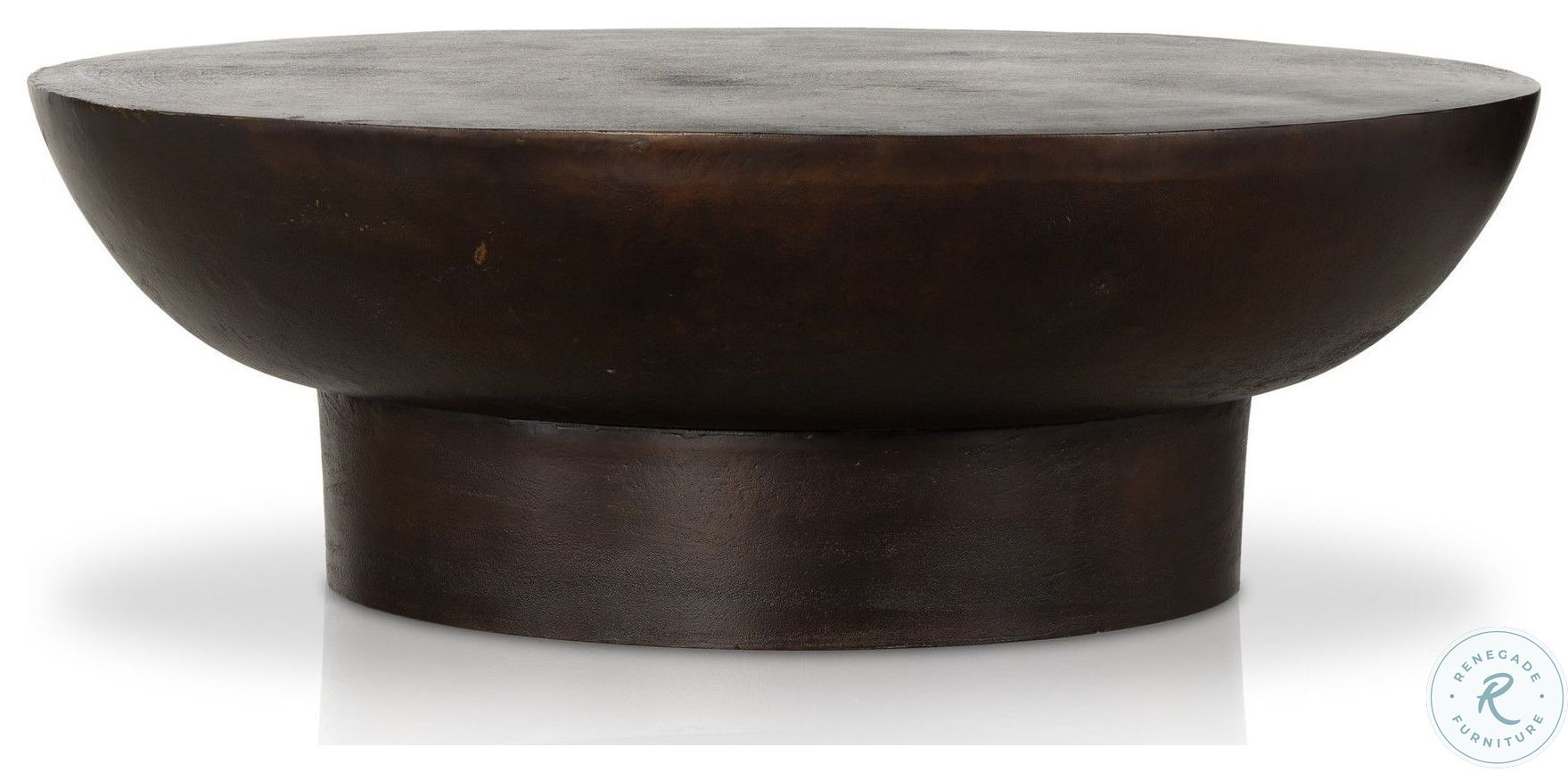 Searcy Antique Rust Round Coffee Table | Coleman Furniture
