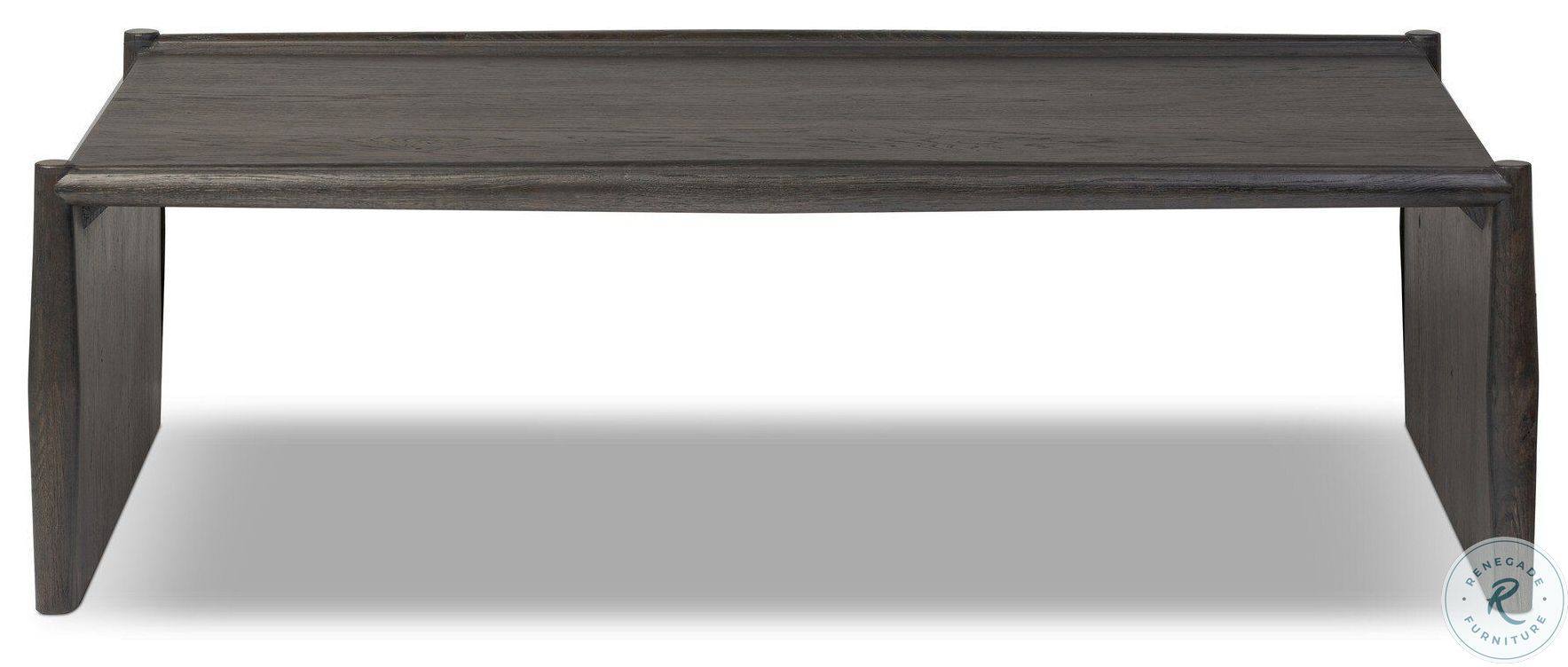 Glenview Smoked Black Oak Rectangular Coffee Table | Coleman Furniture