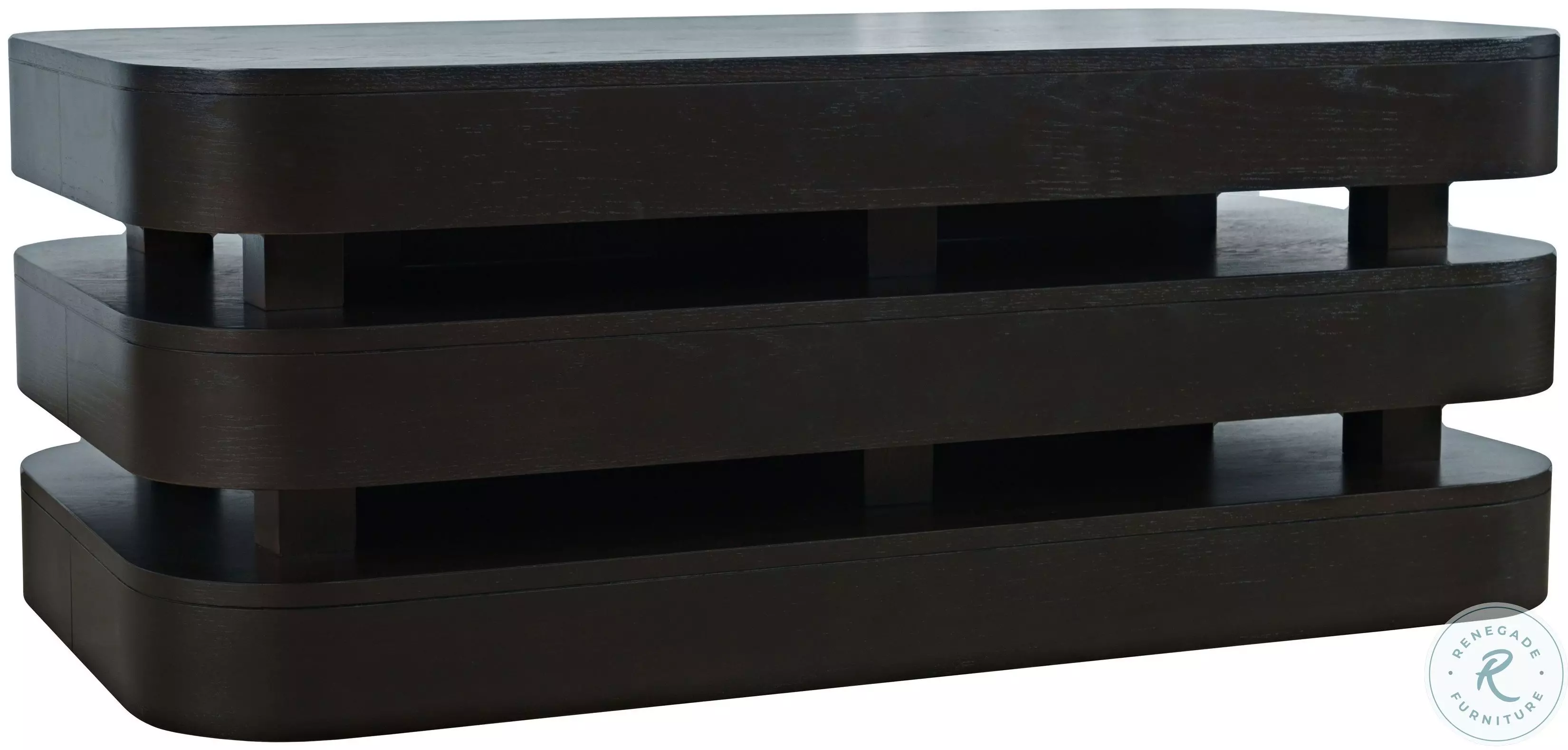 Brix Espresso Rectangular Cocktail Table From Jofran | Coleman Furniture
