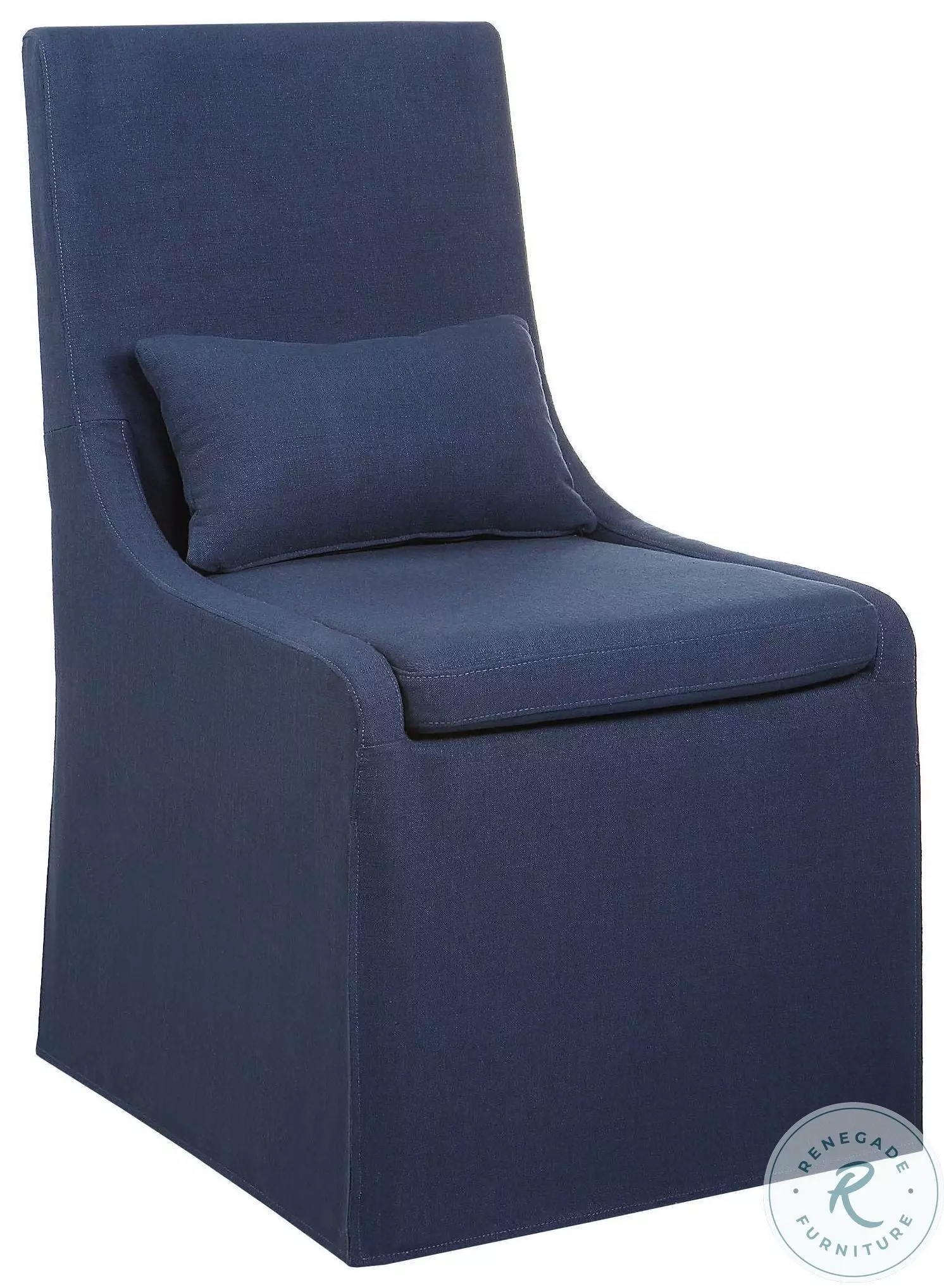 Coley Denim Blue Dining Chair From Uttermost | Coleman Furniture