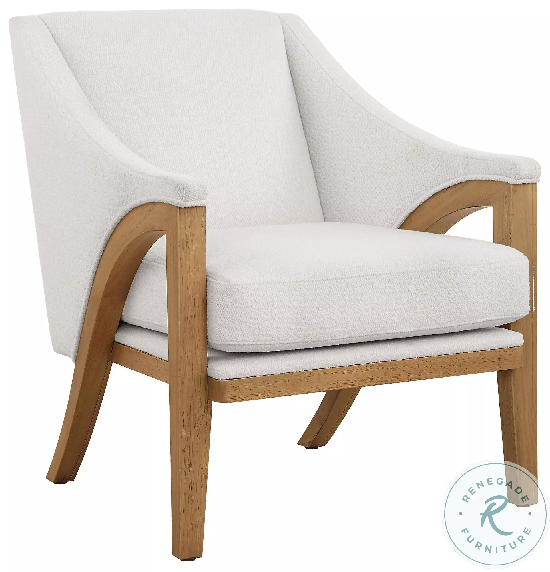 Reva White Accent Chair From Soul & Essentials | Coleman Furniture