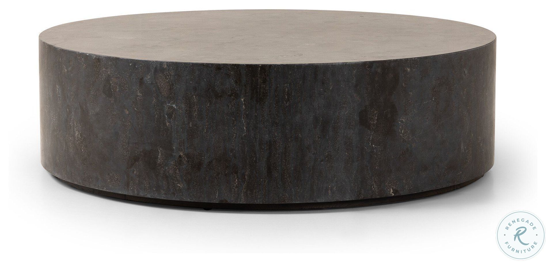 Kramer Bluestone Round Coffee Table | Coleman Furniture