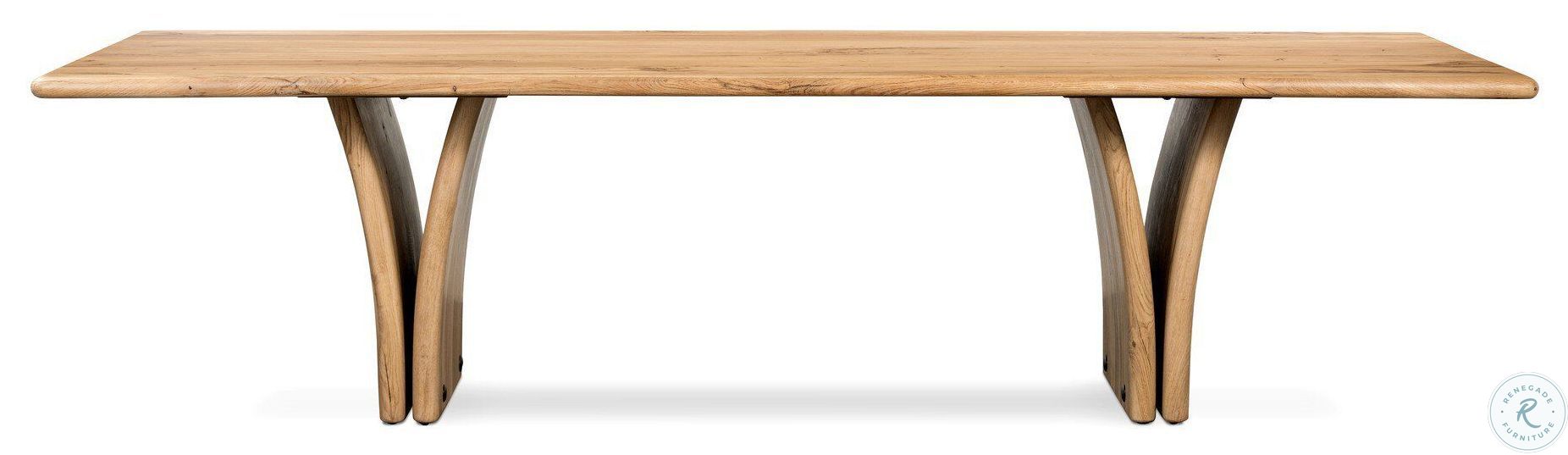 Marcon Natural Reclaimed French Oak 118" Rectangular Dining Table | Coleman Furniture