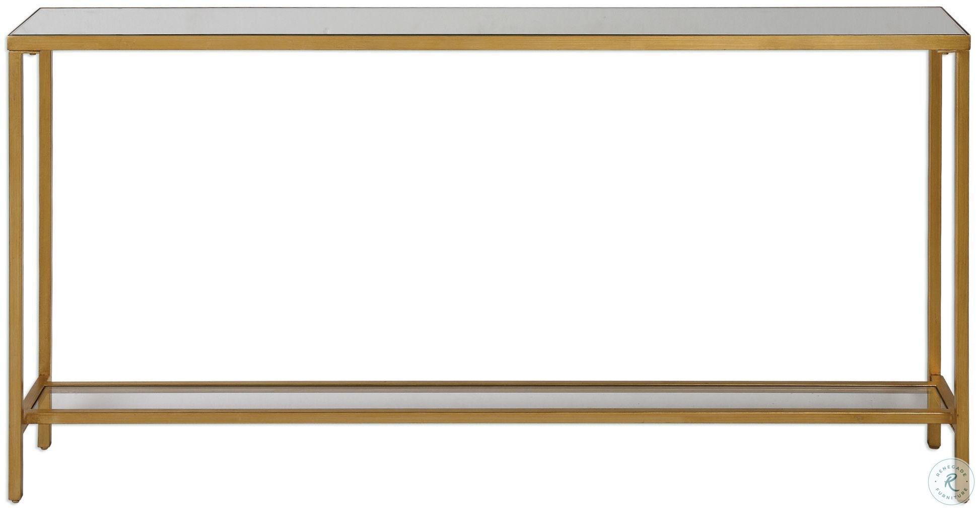 Hayley Gold Console Table from Uttermost | Coleman Furniture