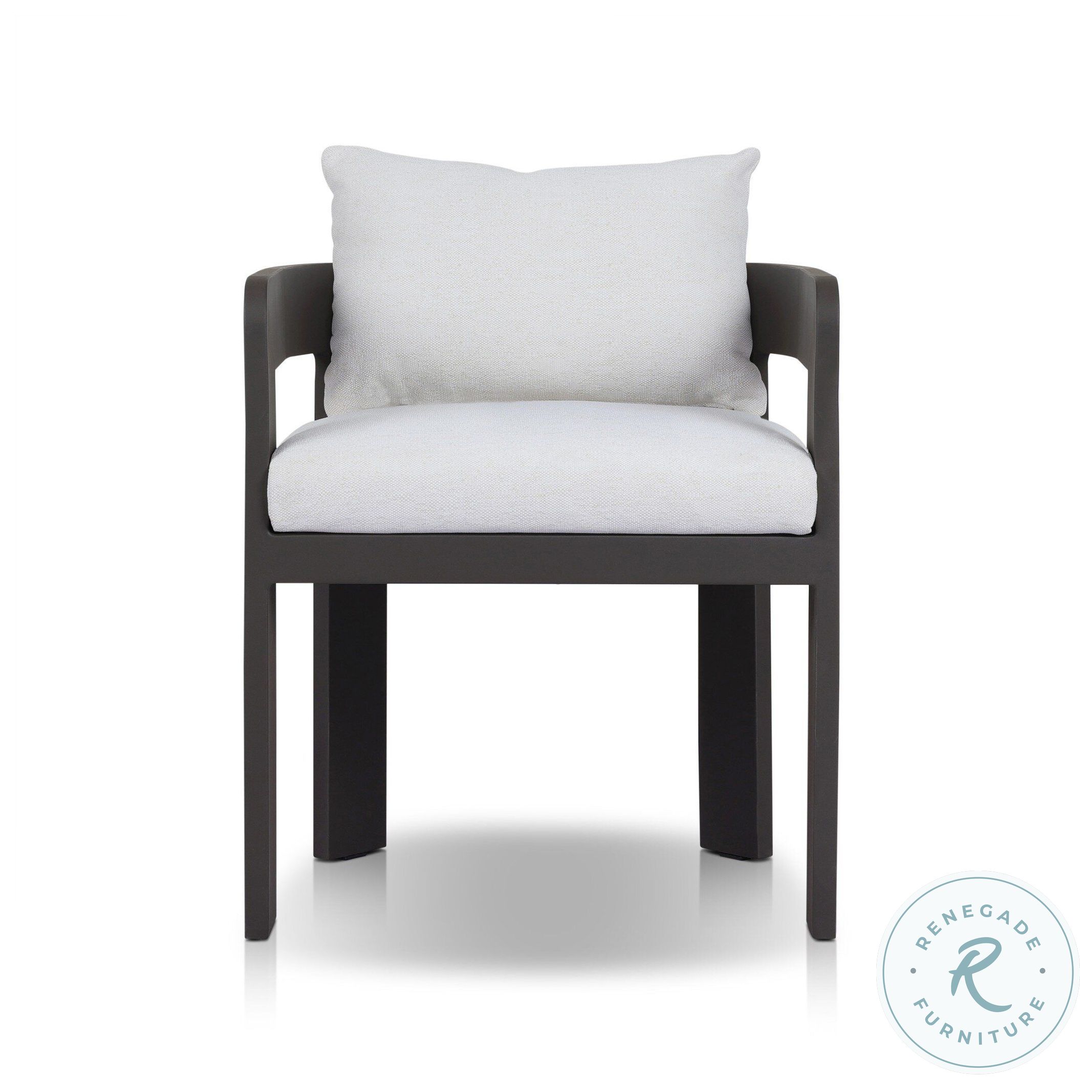 Jackson Alessi Linen Outdoor Metal Dining Chair | Coleman Furniture