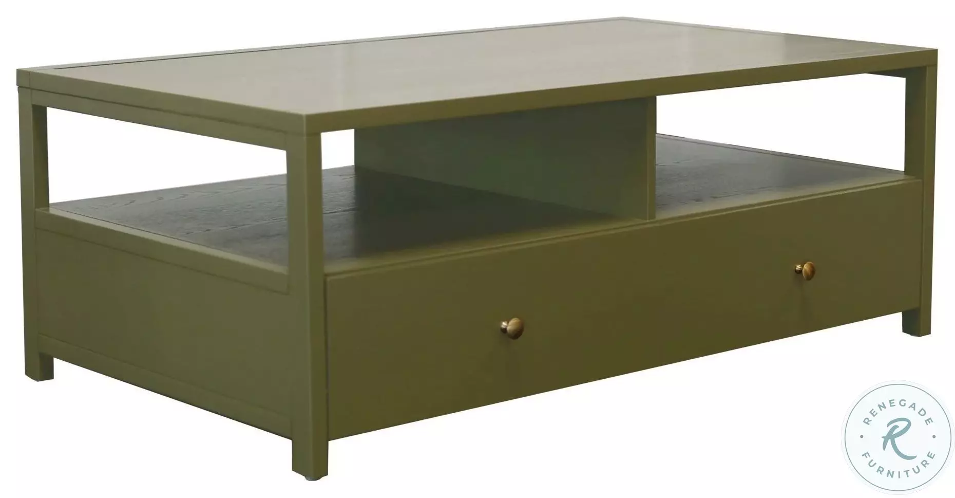 Avery Olive Green Cocktail Table