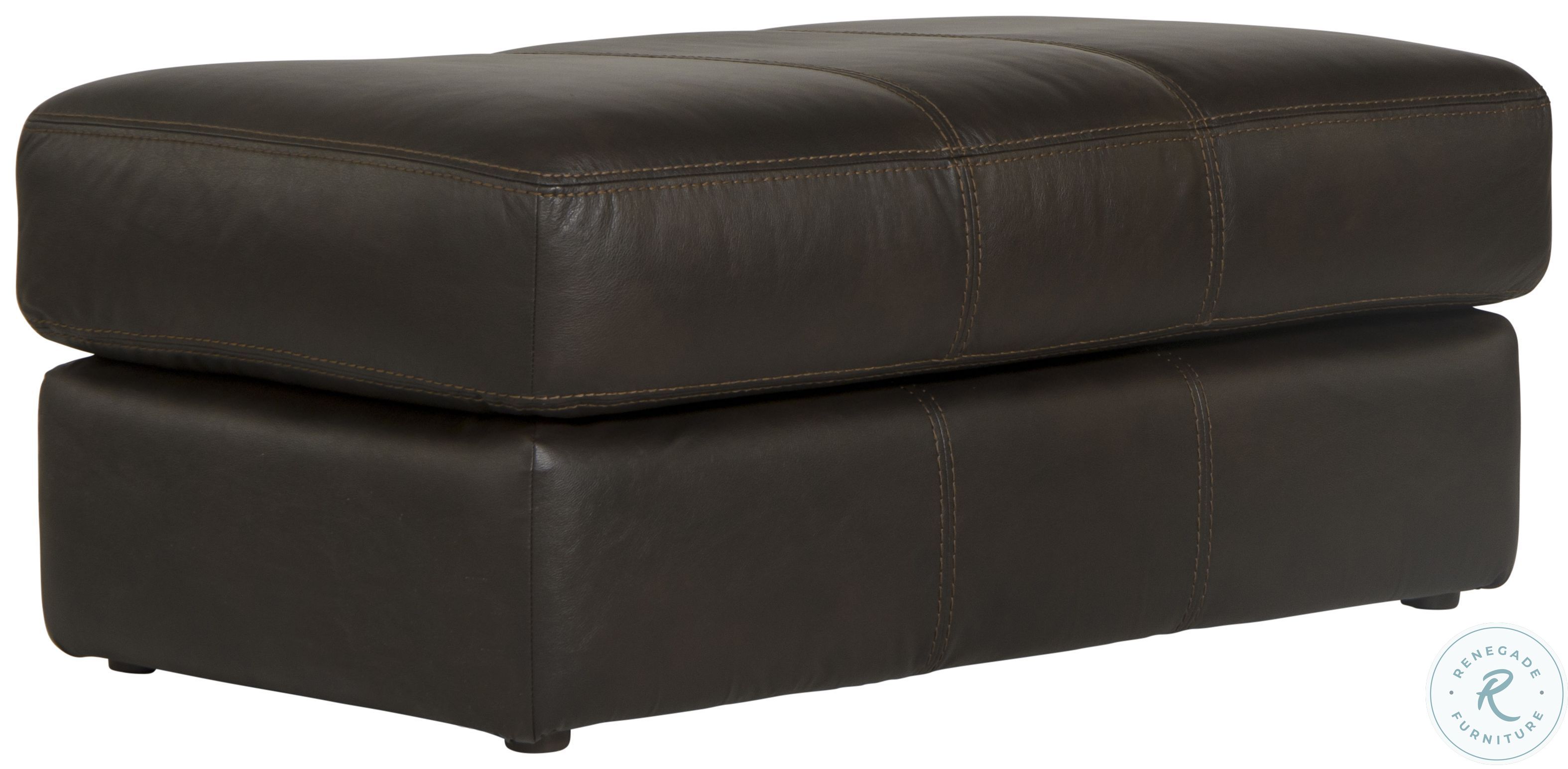 Prato Chocolate Ottoman From Jackson | Coleman Furniture