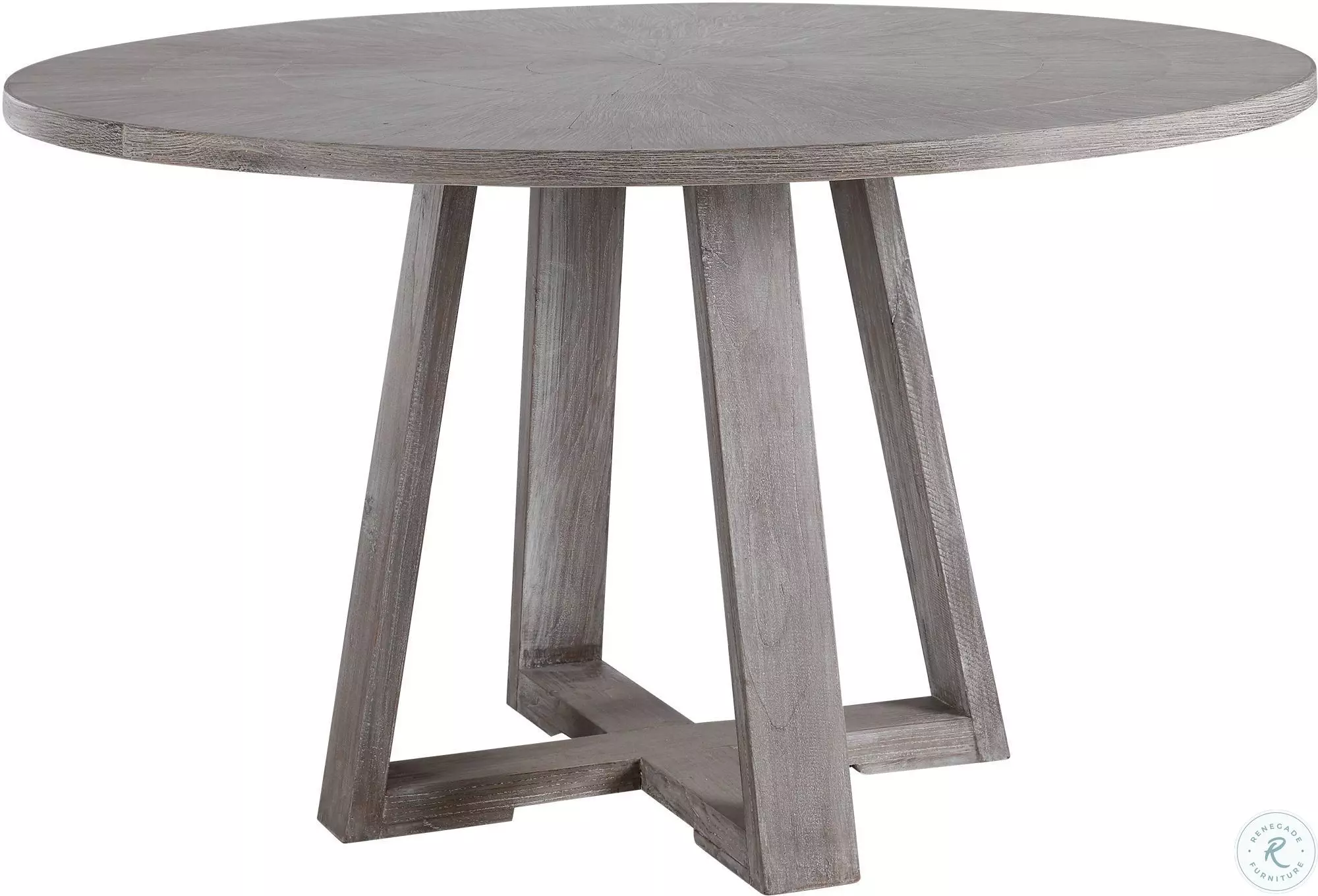 Gidran Soft Gray and Brown Undertones Dining Table from Uttermost ...