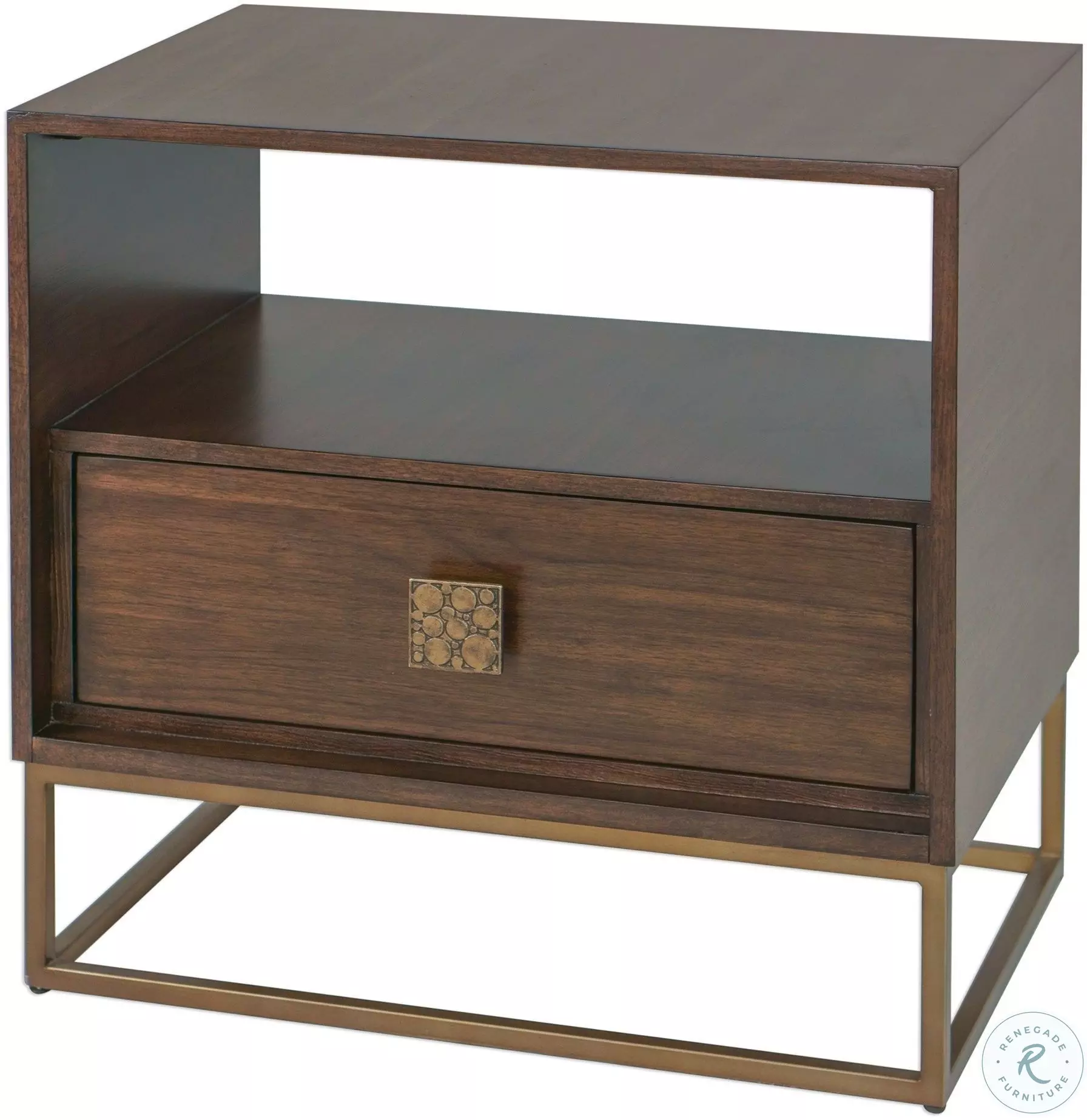 Bexley Walnut Side Table from Uttermost | Coleman Furniture