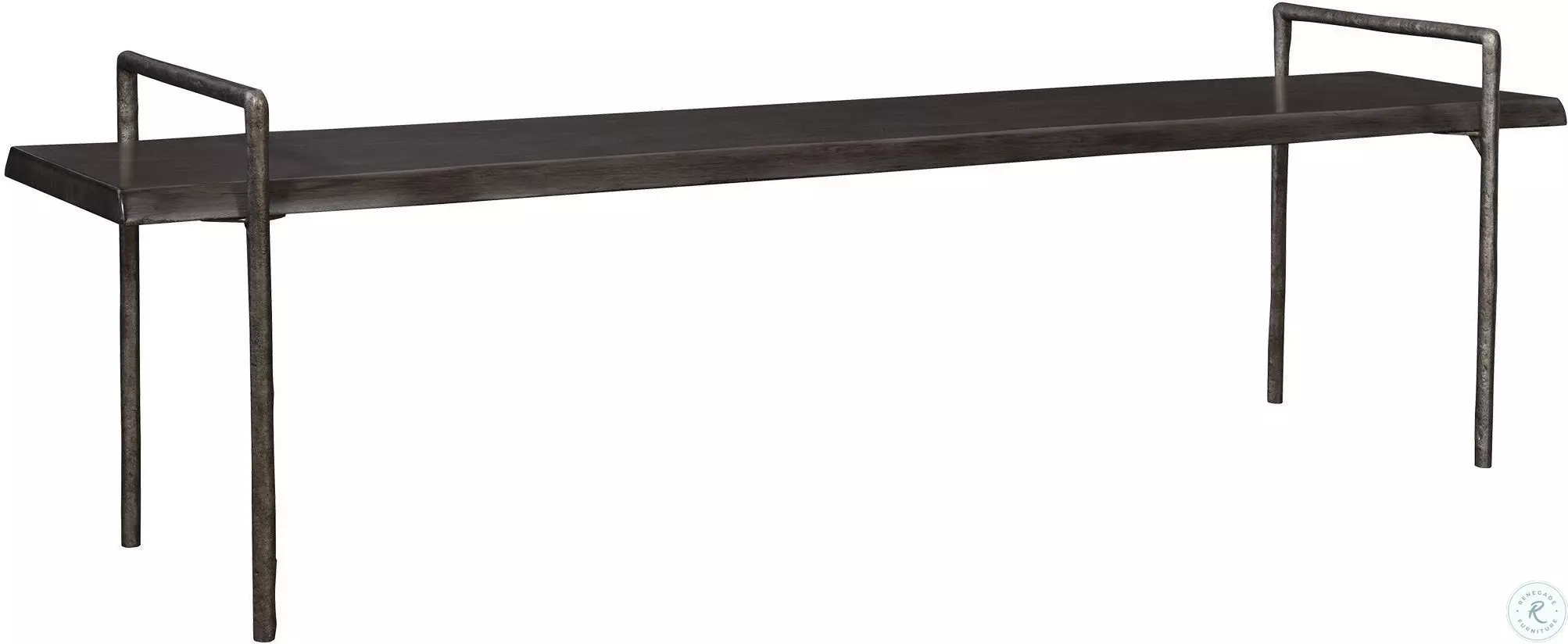 Sterling Dark Gray Bench From Soul & Essentials | Coleman Furniture