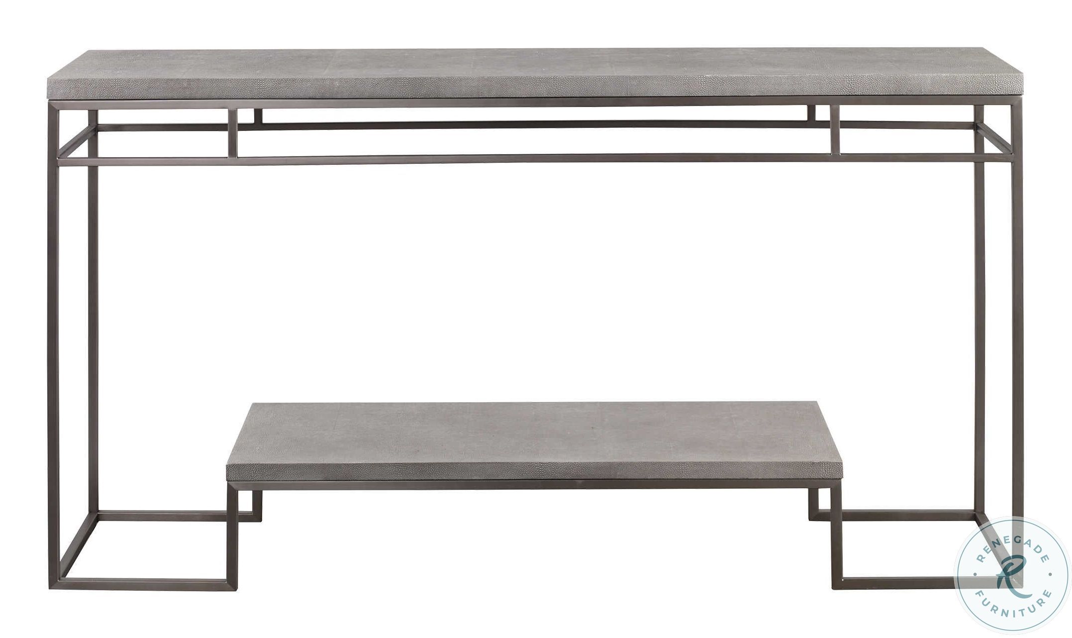 Clea Natural Light Gray Console Table from Uttermost | Coleman Furniture