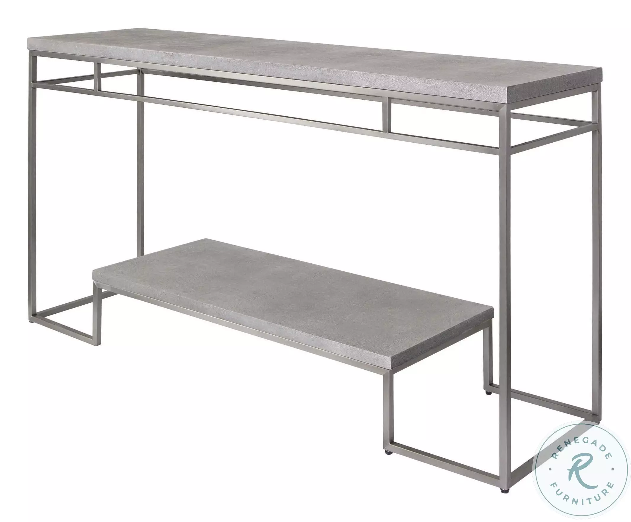 Clea Natural Light Gray Console Table from Uttermost | Coleman Furniture