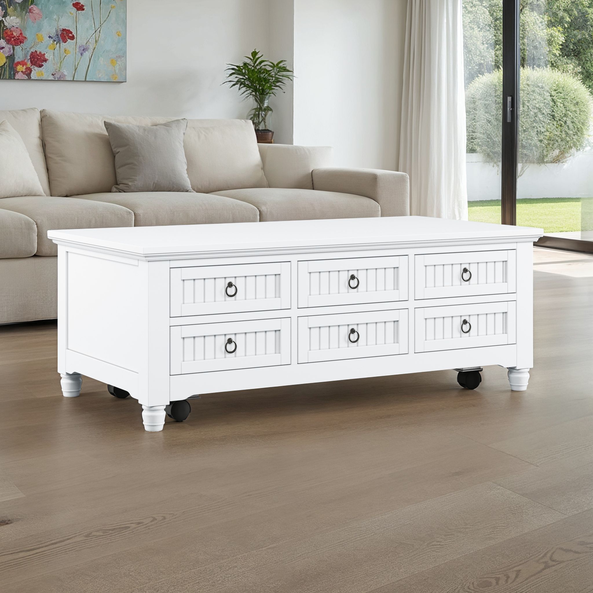 Westport White Rectangular Occasional Table Set from Jofran | Coleman ...