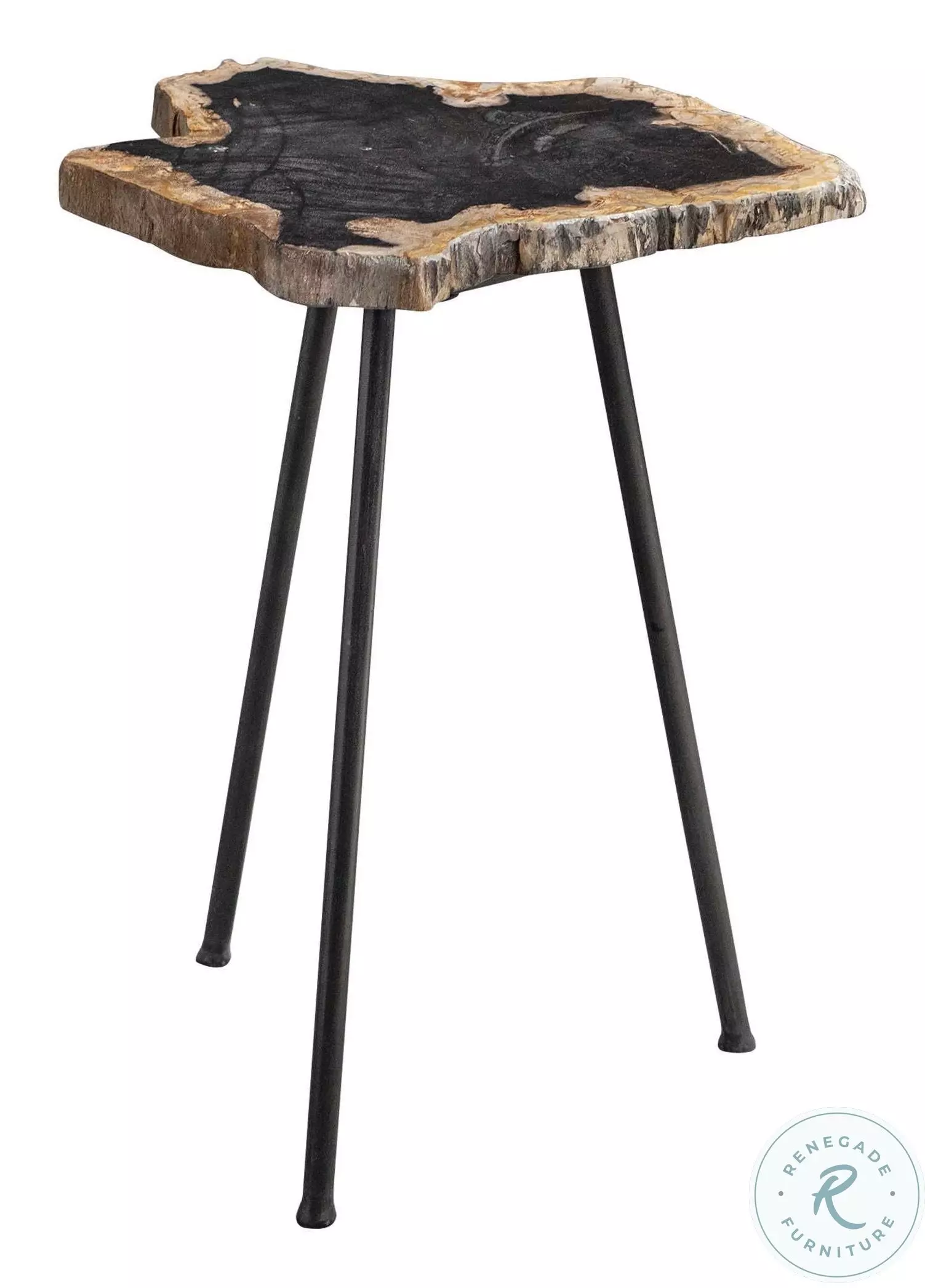 Raquel neutral and Aged Black Accent Table From Soul & Essentials ...
