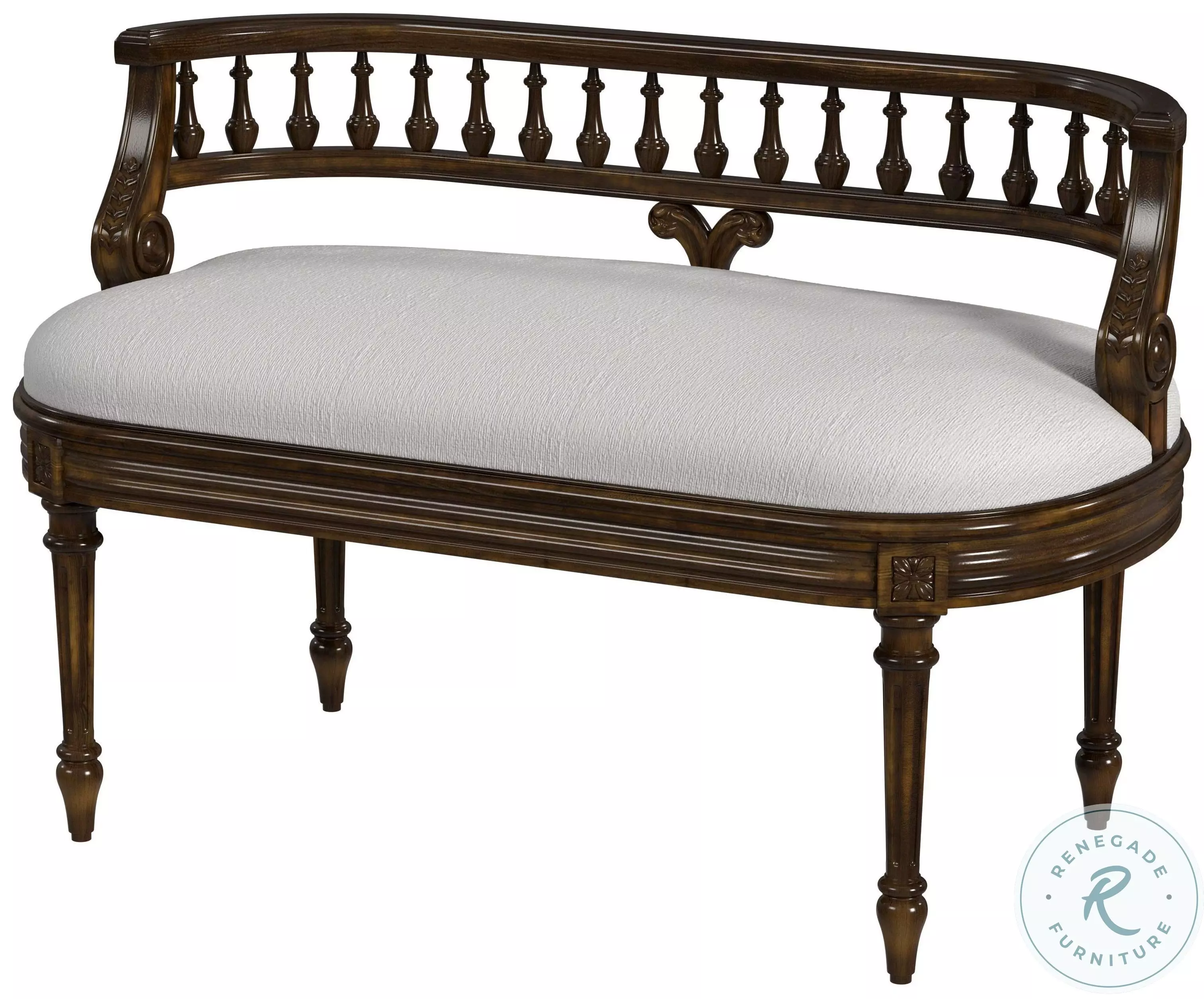 Hathaway Antique Cherry Bench From Butler | Coleman Furniture