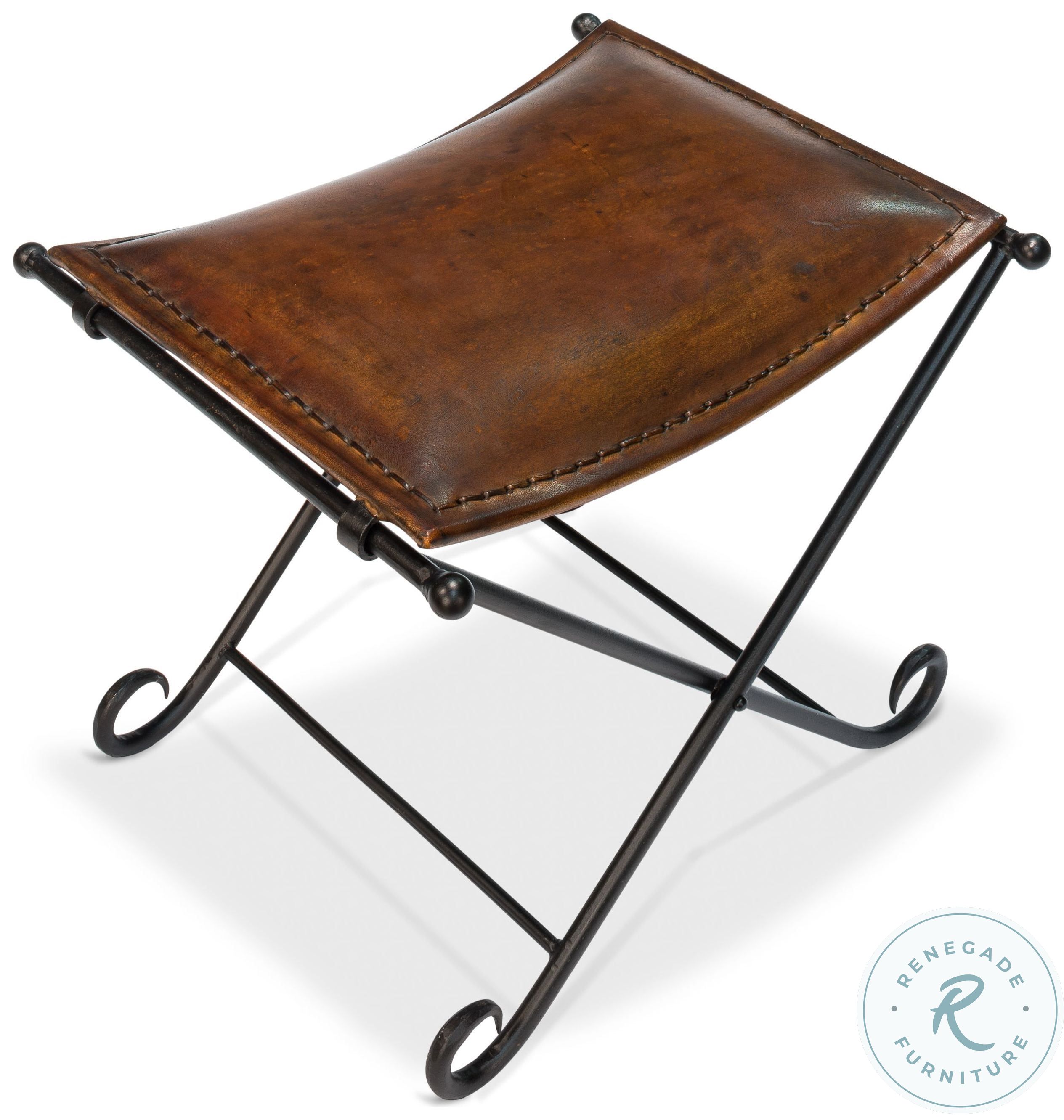 Mozambique Brown Field Chair from Sarreid | Coleman Furniture