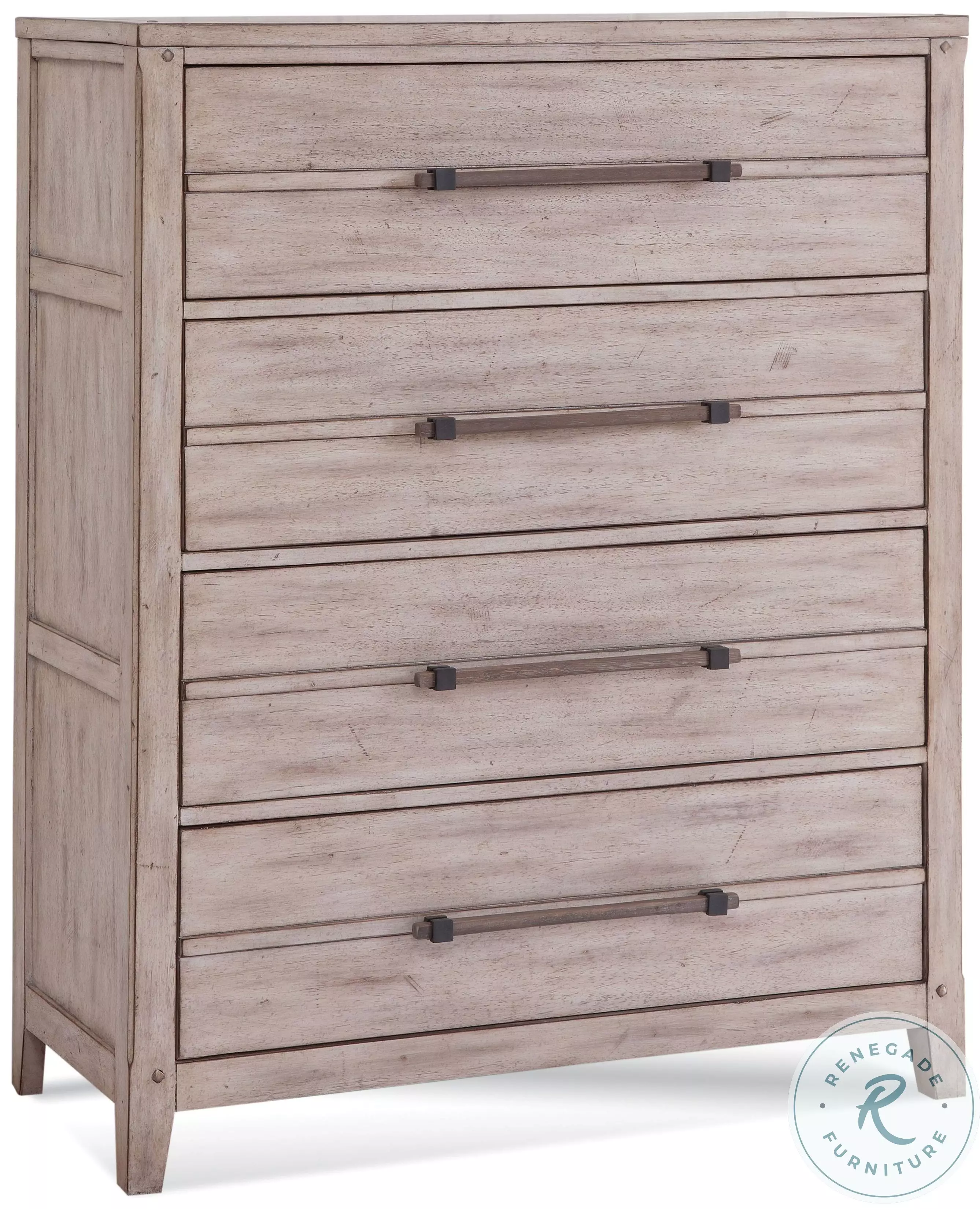 Aurora Whitewash Chest from American Woodcrafters | Coleman Furniture