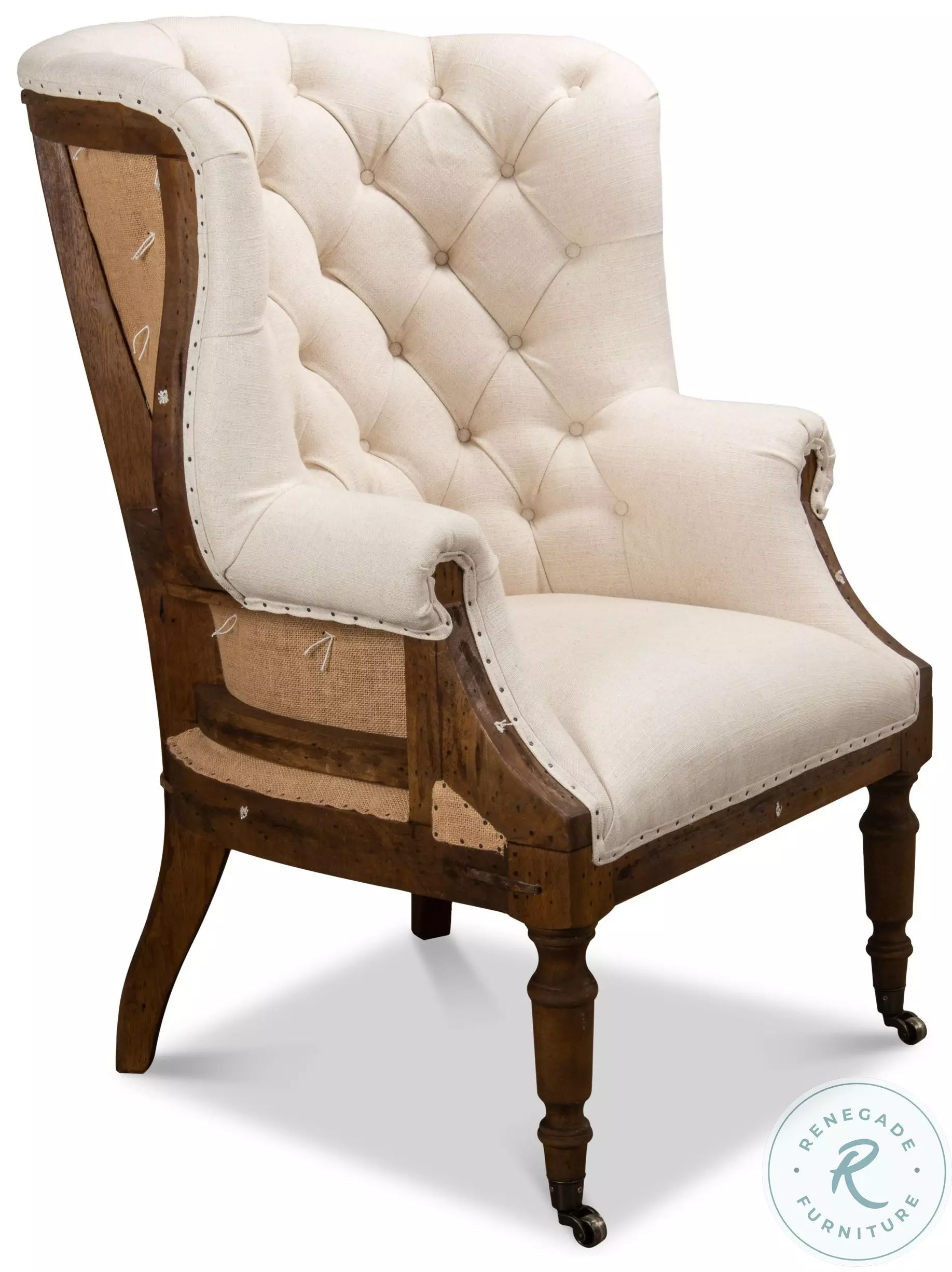 Irish Ivory Chair from Sarreid | Coleman Furniture